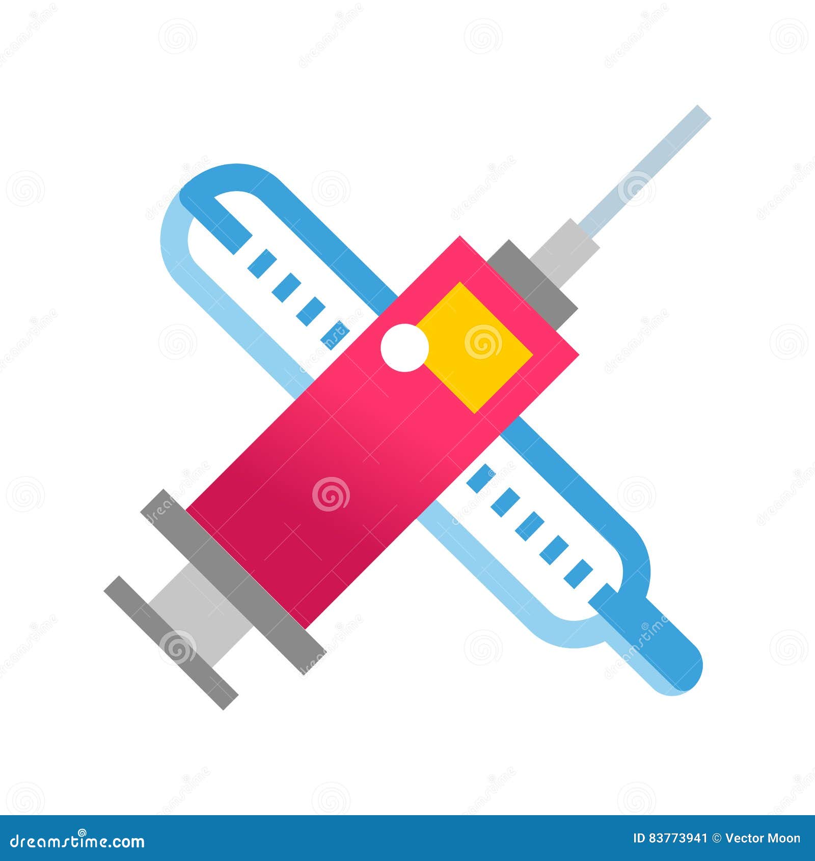 Spuit vectorpictogram vector illustratie. Illustration of gezondheid ...