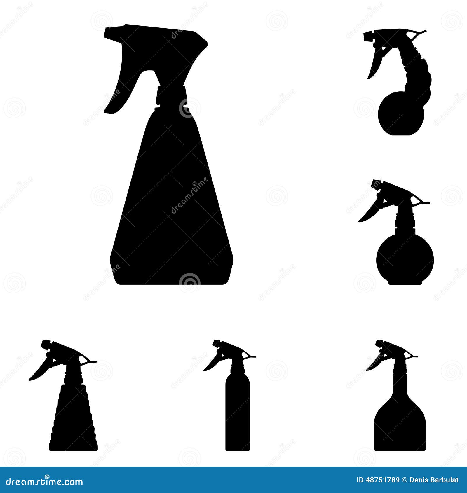 Spuitbus vector illustratie. Illustration of pictogram - 48751789