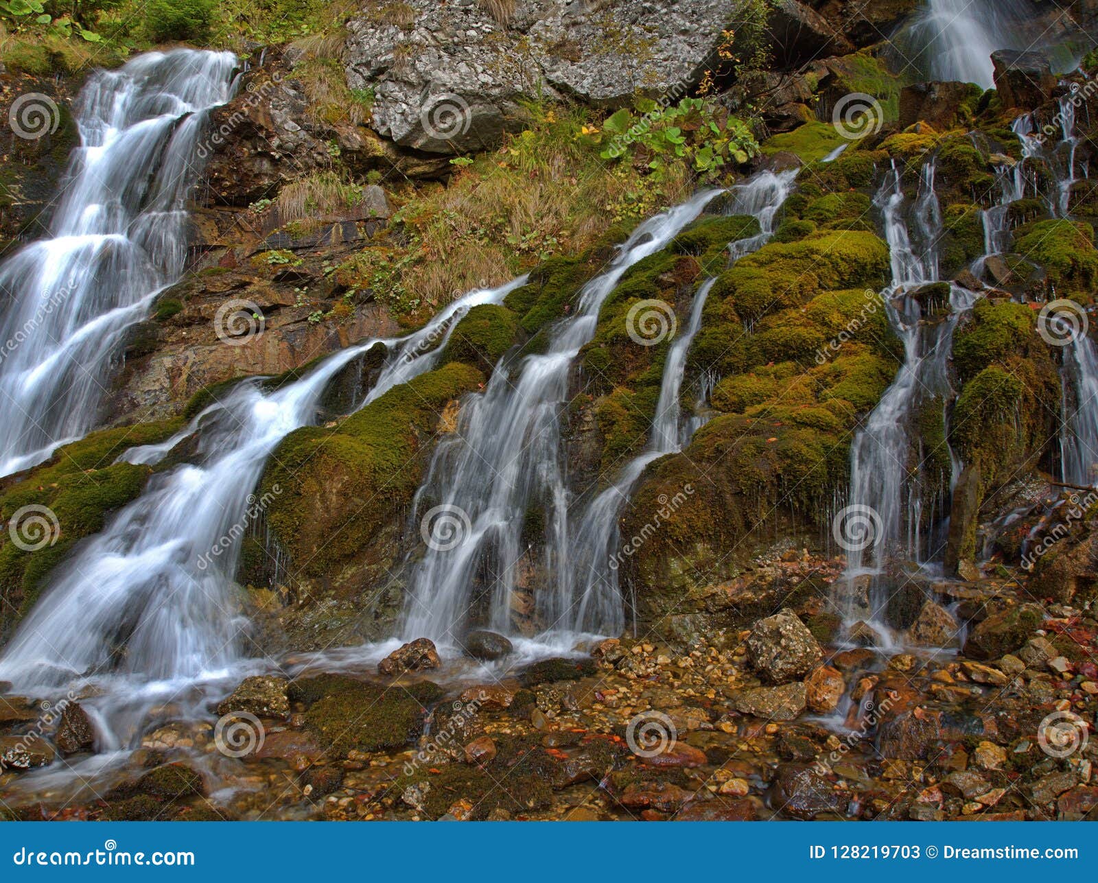 Spumoasa Valley Waterfall stock image. Image of located - 128219703