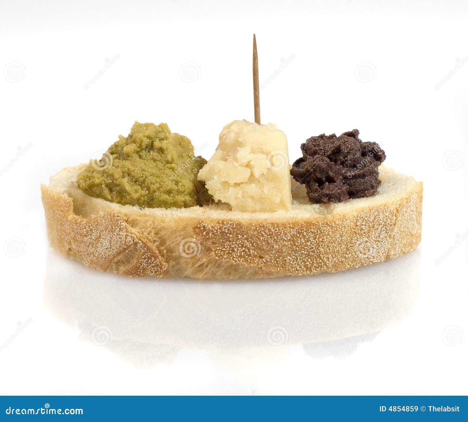 Spuntino immagine stock. Immagine di colla, oliva, alimento - 4854859