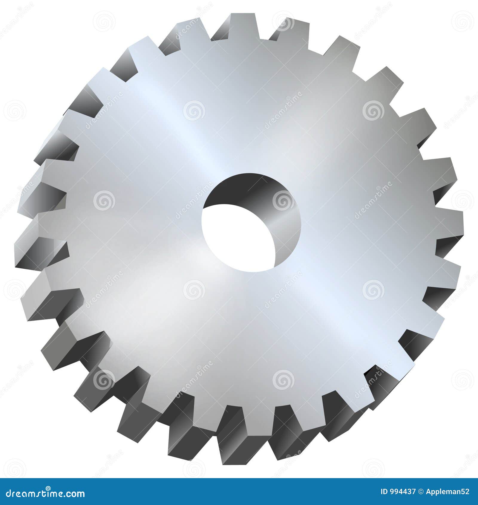 Spur gear, illustration stock illustration. Illustration of aluminum ...