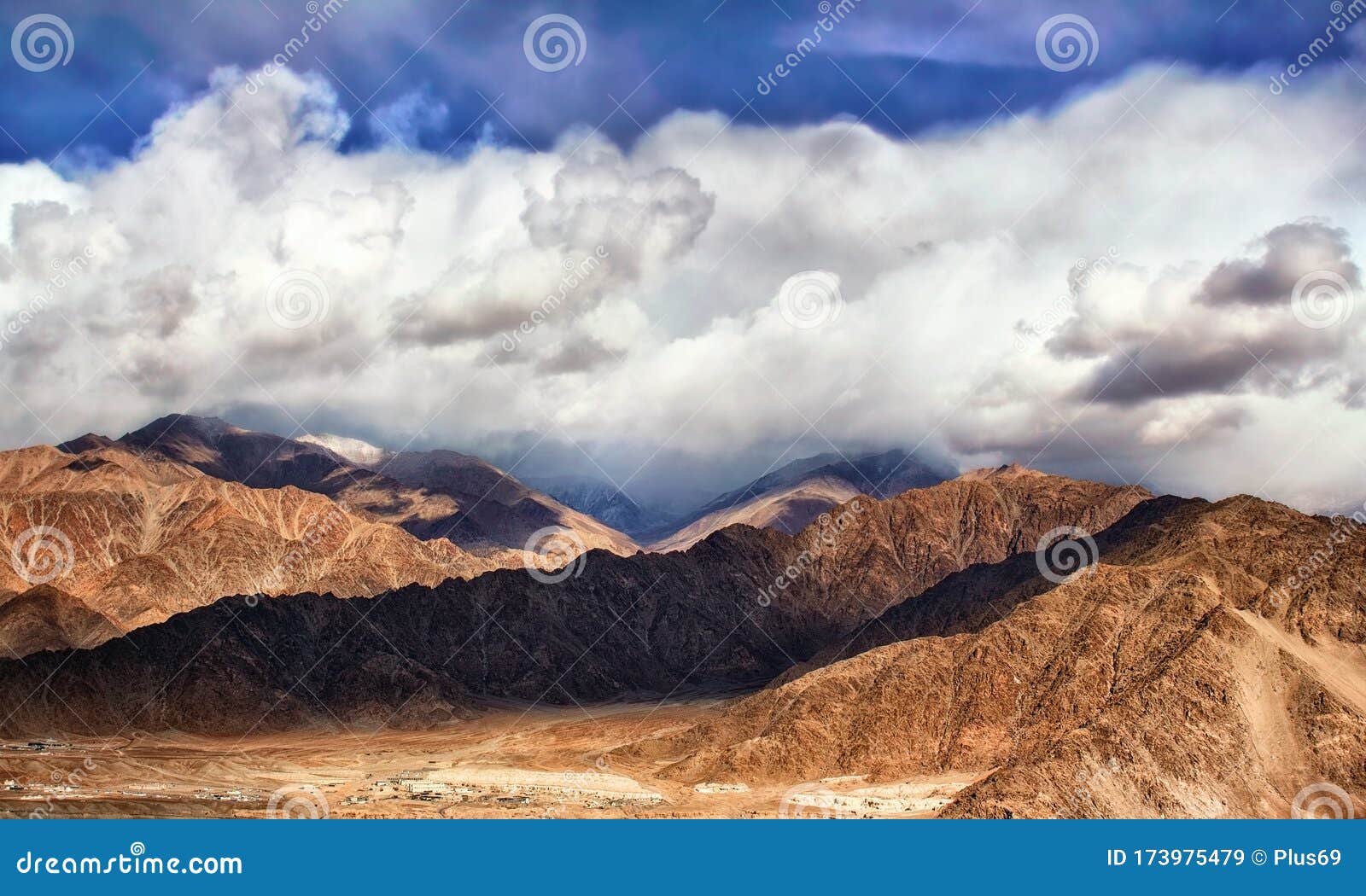 Spurs of a Mountain Range in the Himalayas Stock Image - Image of ...