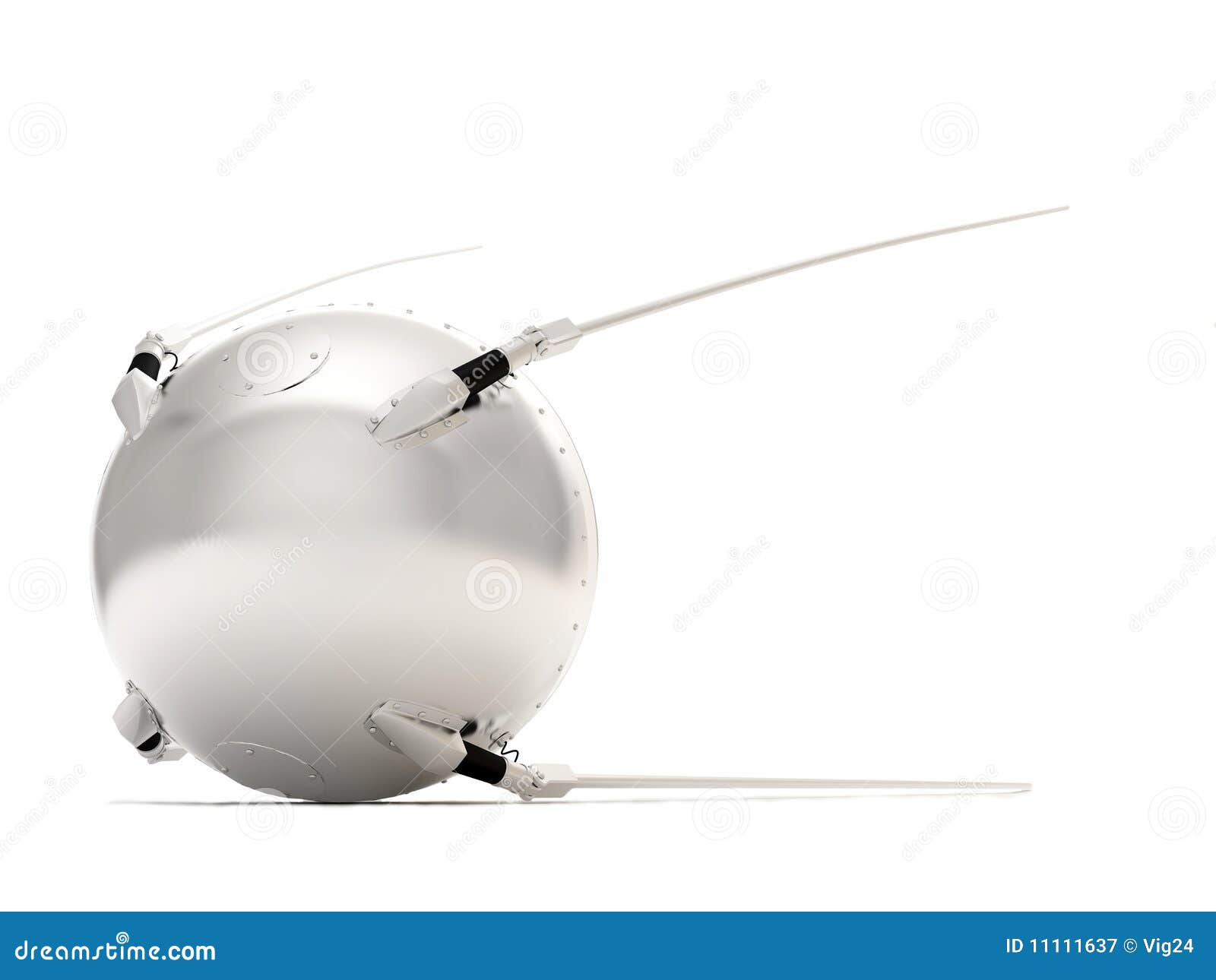 Sputnik 1 stock illustration. Illustration of spaceship - 11111637