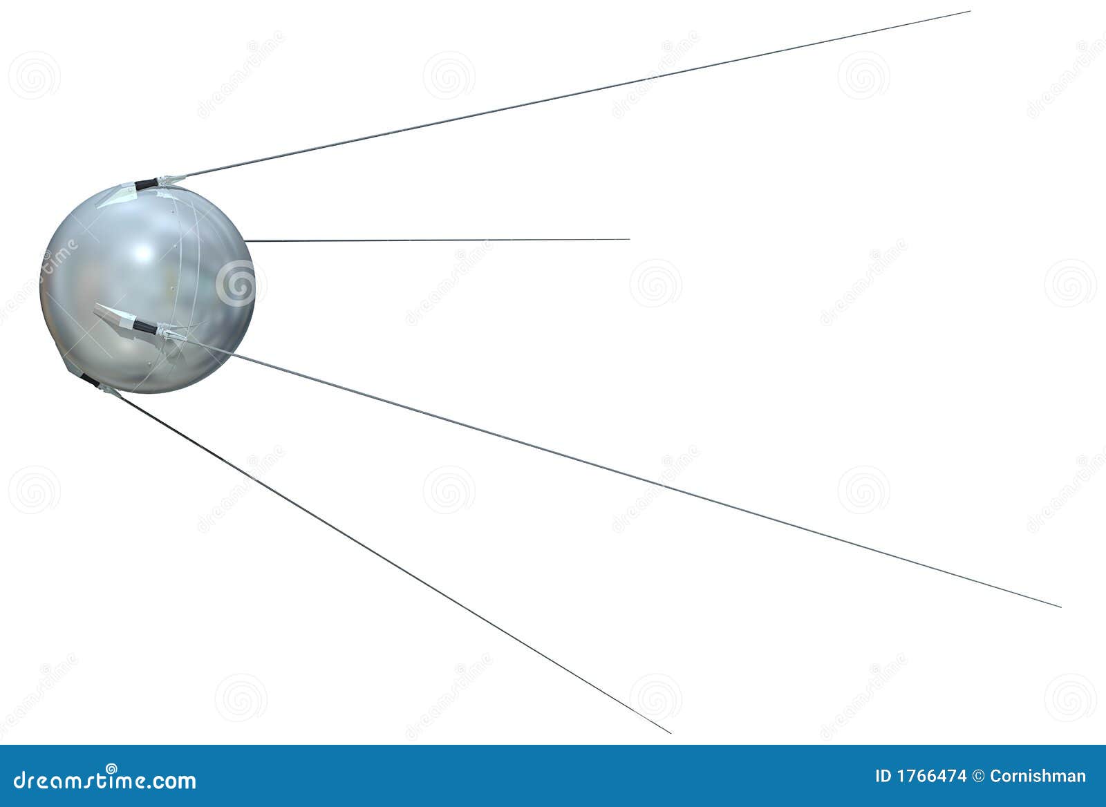 Sputnik 1 stock illustration. Illustration of soviet, radio - 1766474