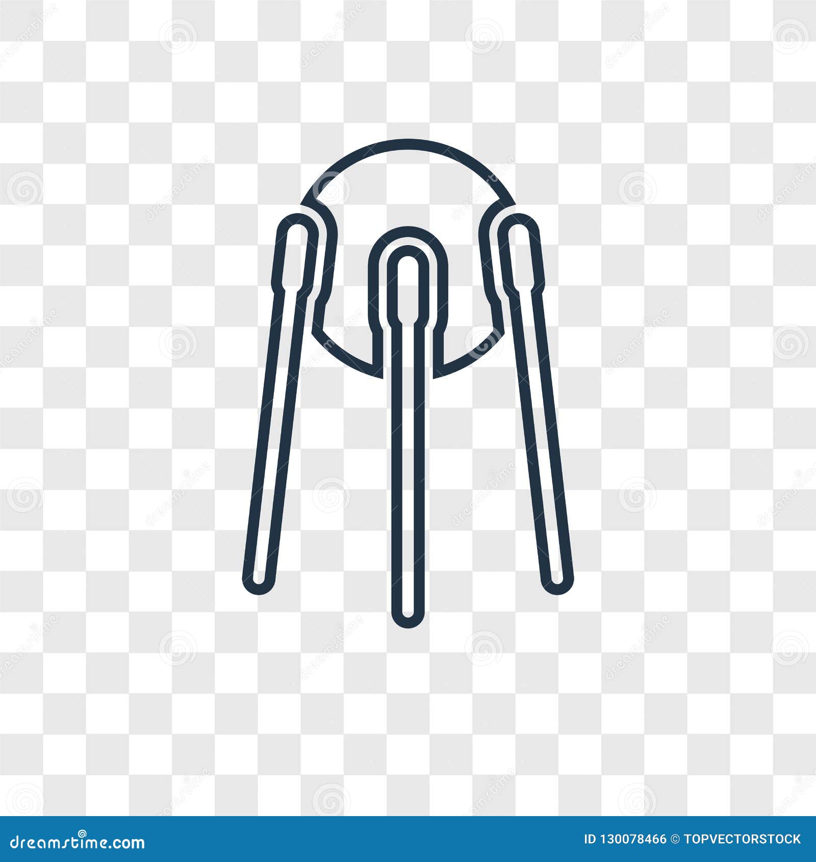 Sputnik Concept Vector Linear Icon Isolated On Transparent Background ...