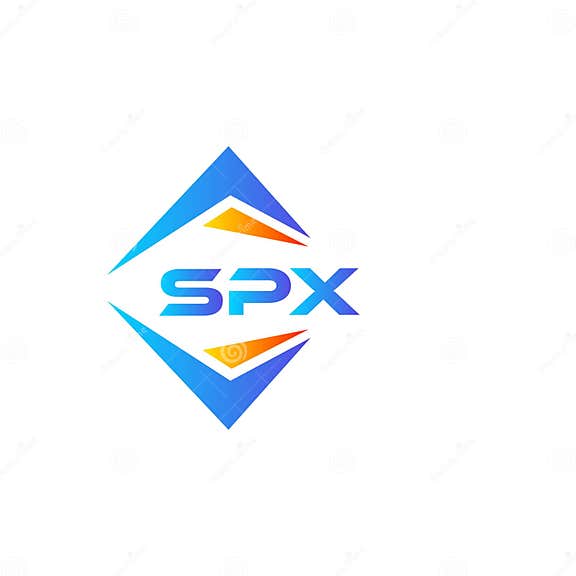 SPX Abstract Technology Logo Design on White Background. SPX Creative ...