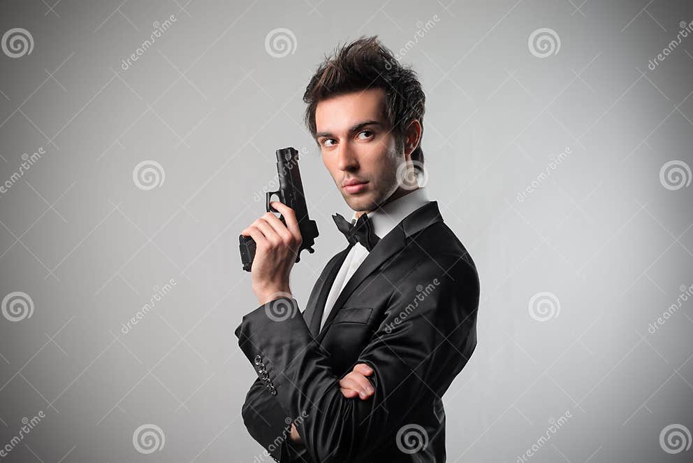 Spy stock photo. Image of attractive, portrait, fashion - 11430320
