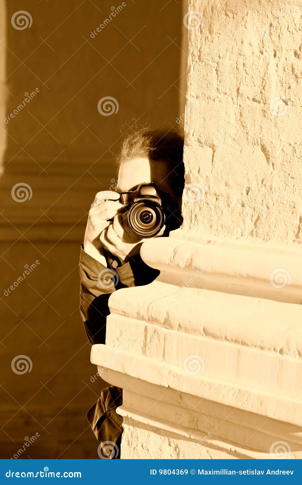 Spy stock image. Image of lens, capture, brickwork, city - 9804369