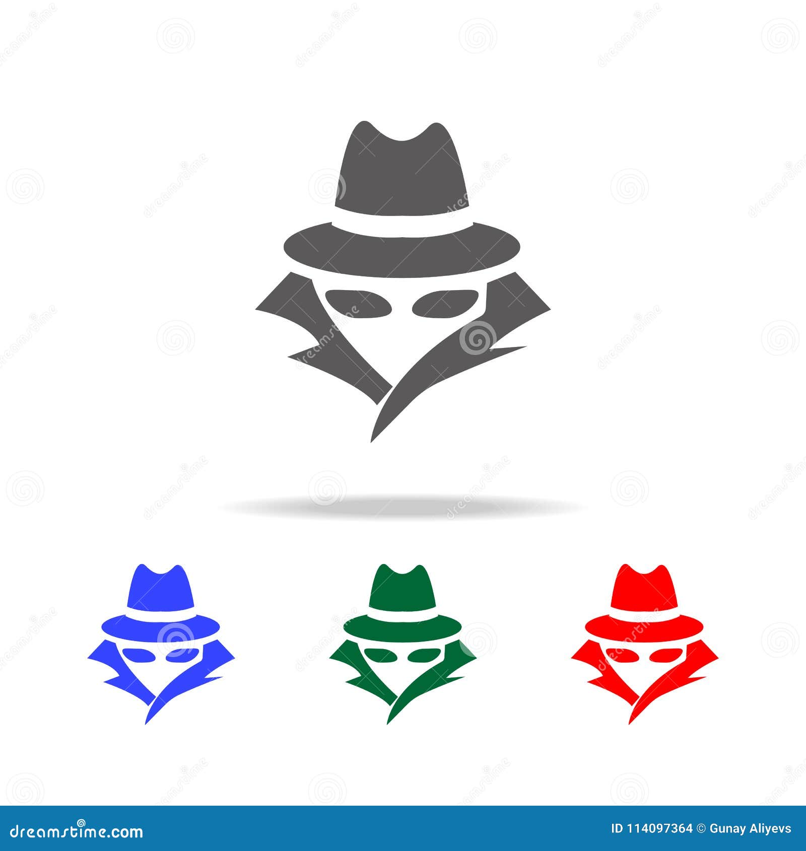 Spy, Agent Icon. Elements of Cyber Security Multi Colored Icons ...