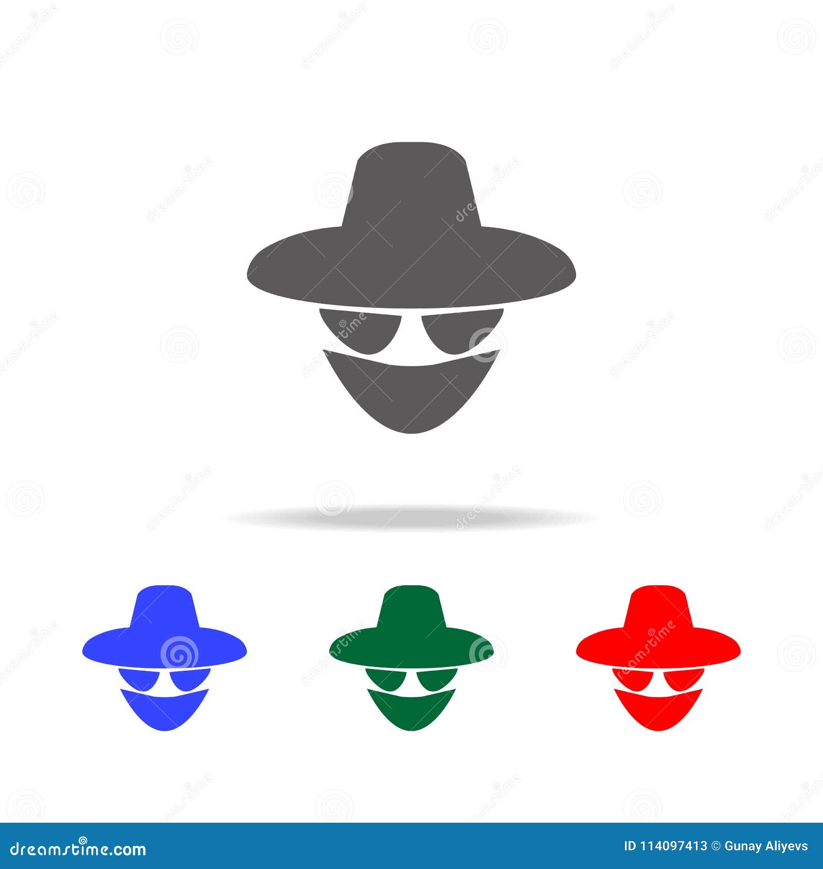 Spy, Agent Icon. Elements of Cyber Security Multi Colored Icons ...