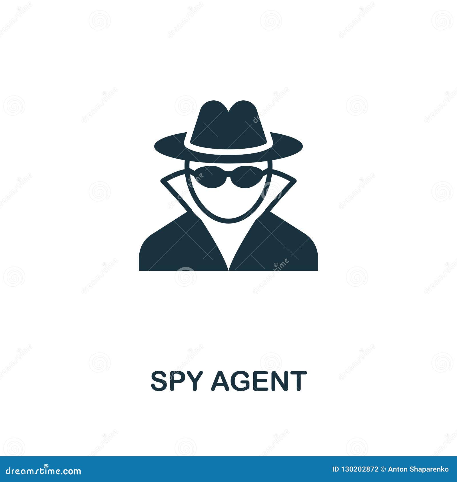 Spy Agent Icon. Premium Style Design from Security Icon Collection. UI ...