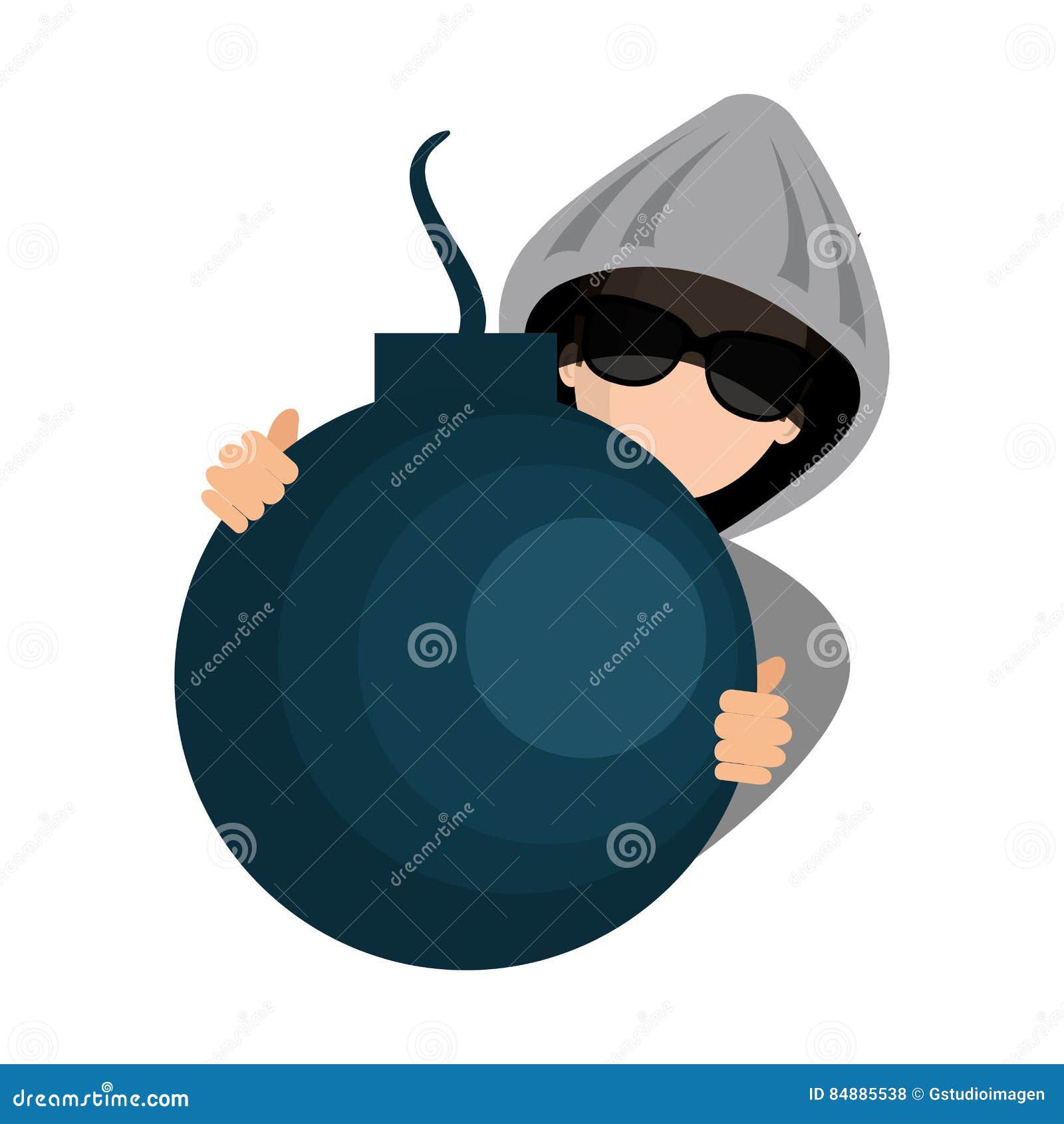Spy avatar isolated icon stock illustration. Illustration of safety ...