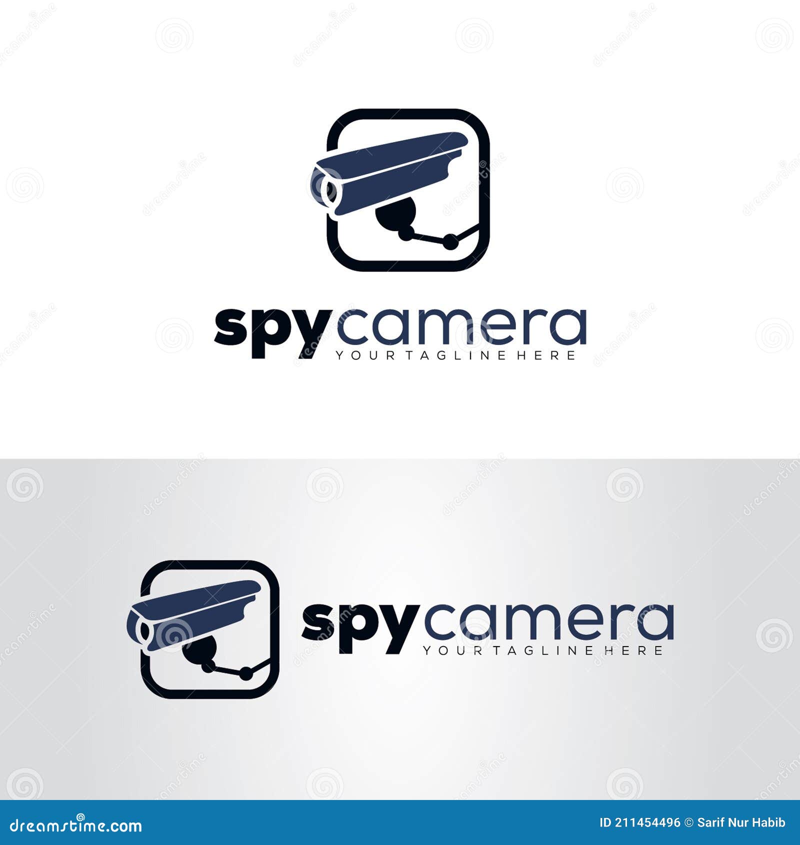 Spy Camera Logo Design Template Stock Vector - Illustration of lens ...