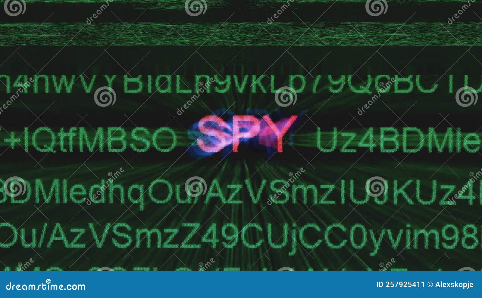 Spy Data on the Screen Glitch Effect Stock Video - Video of interface ...