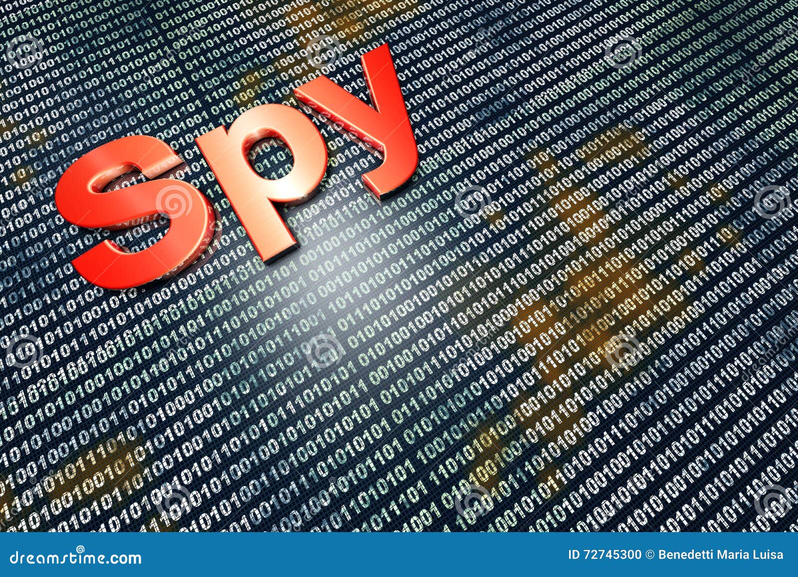 Spy stock illustration. Illustration of data, intelligence - 72745300