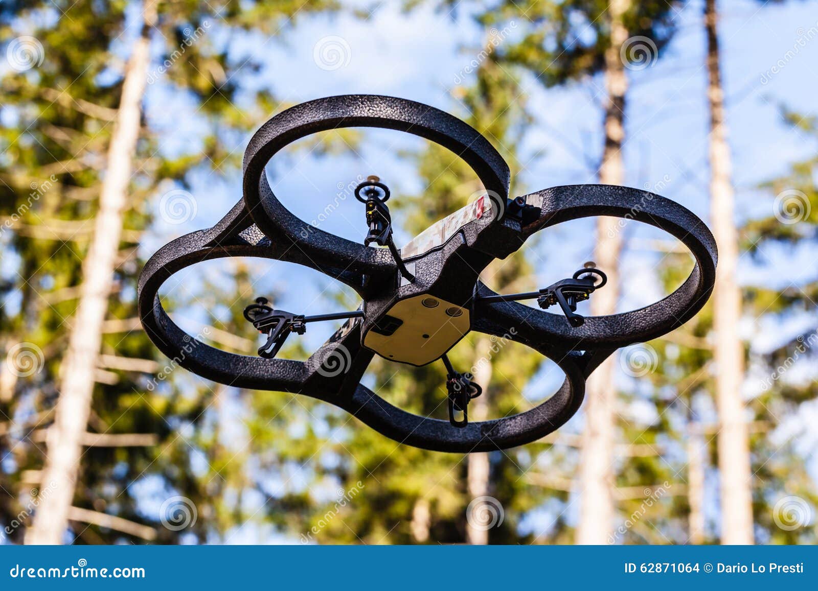 Spy drone in the woods stock photo. Image of camo, control - 62871064