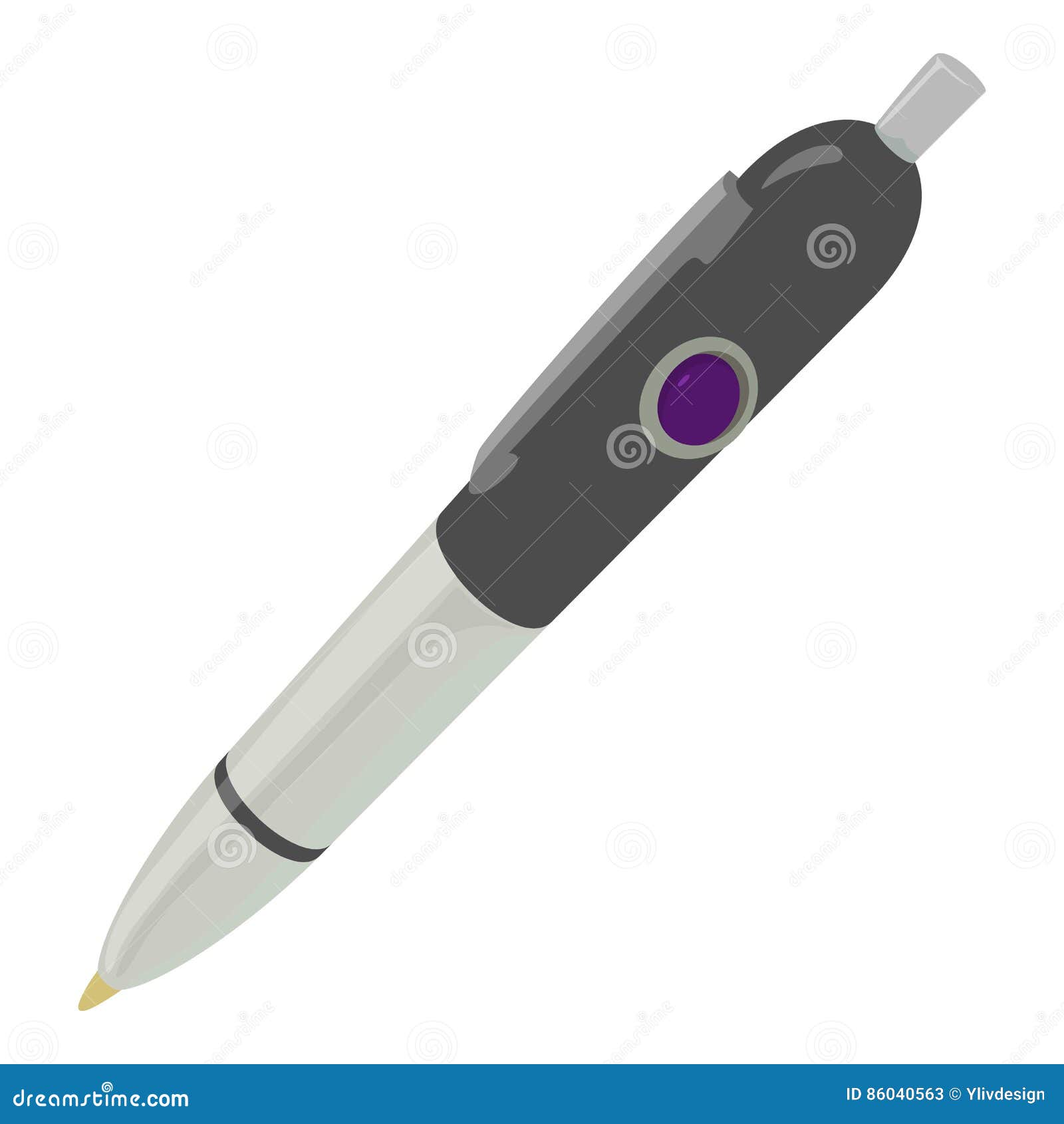 Spy Pen Icon, Cartoon Style Stock Vector - Illustration of lettering ...