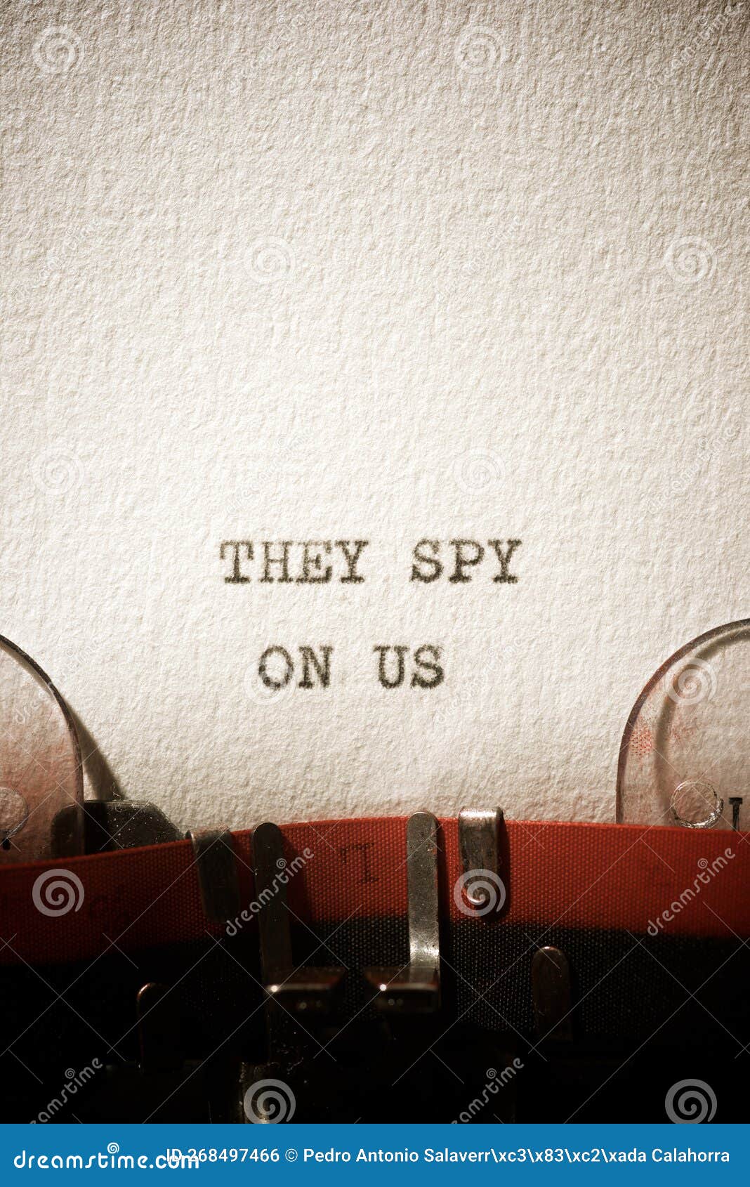 They spy on us stock photo. Image of espionage, paper - 268497466