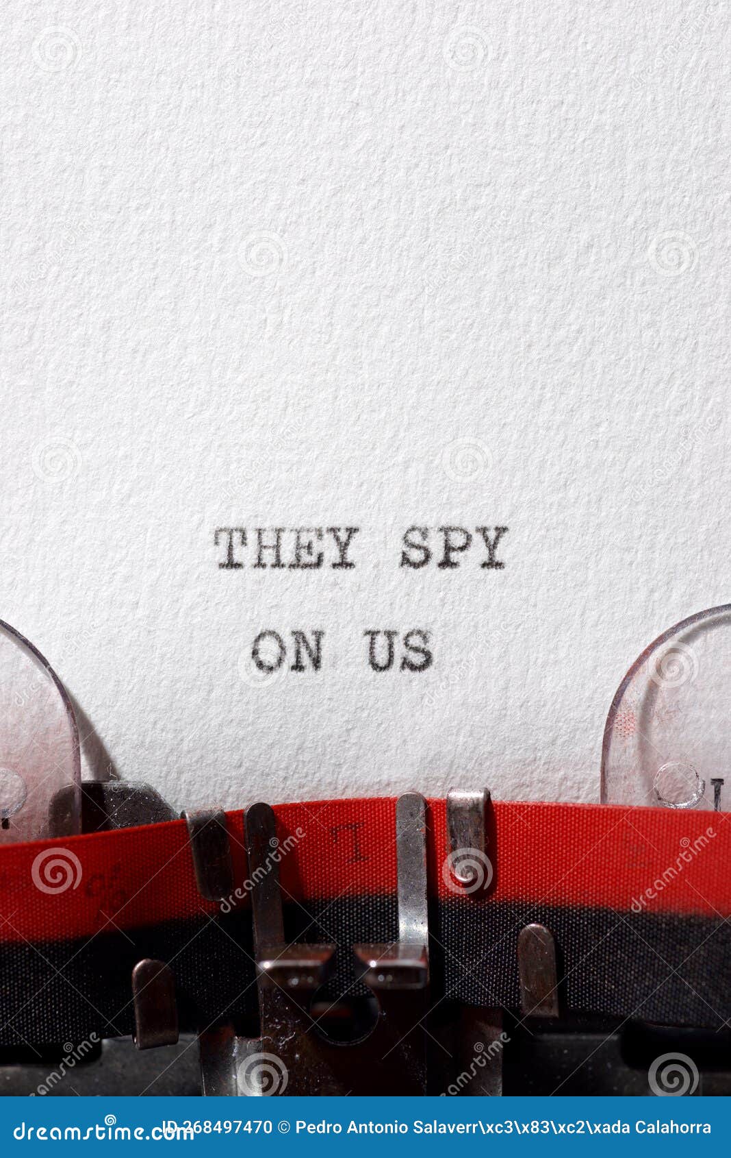 They spy on us stock photo. Image of hacker, paper, message - 268497470