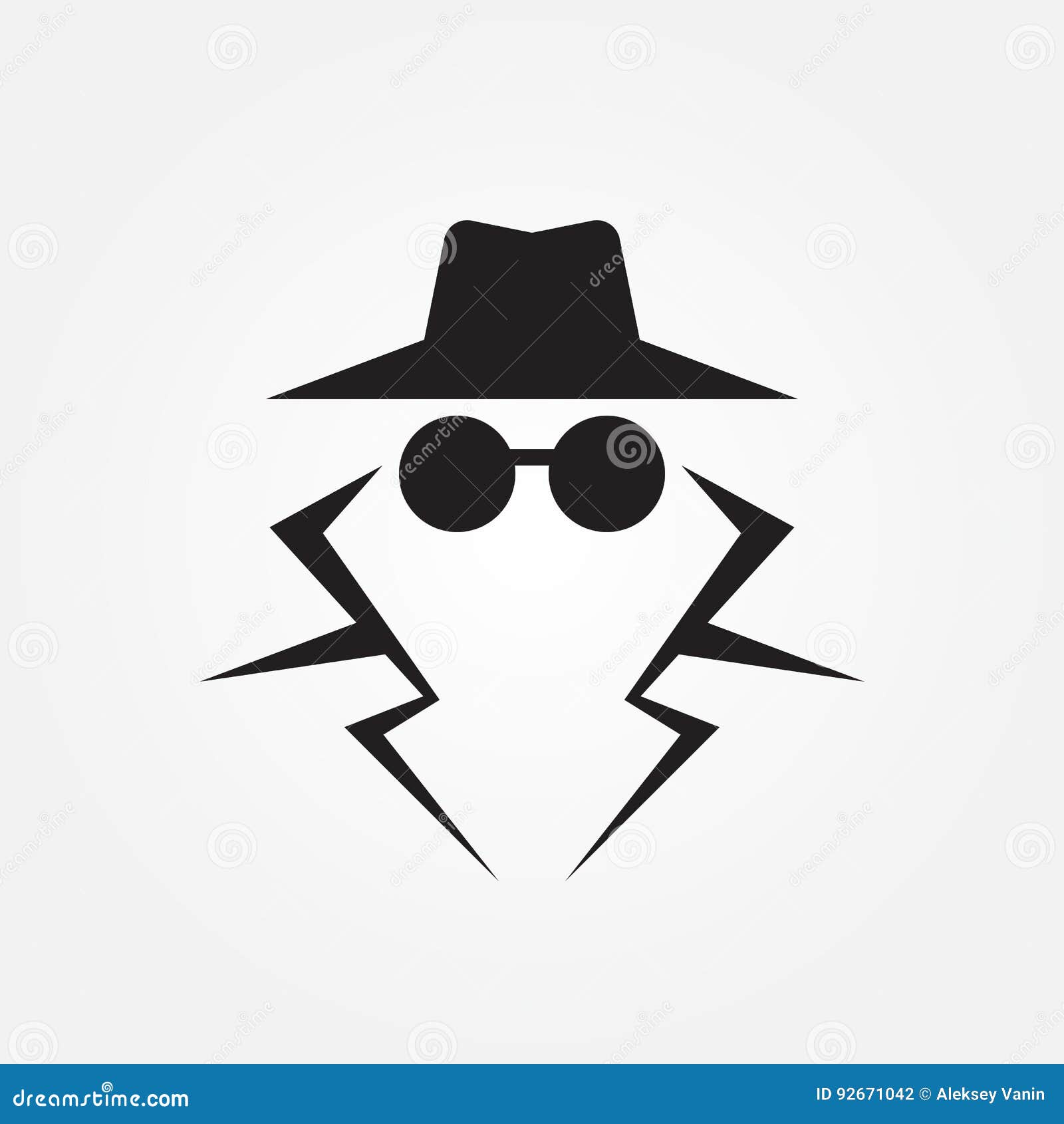 Spy Vector Icon Isolated on White Background . Stock Vector ...
