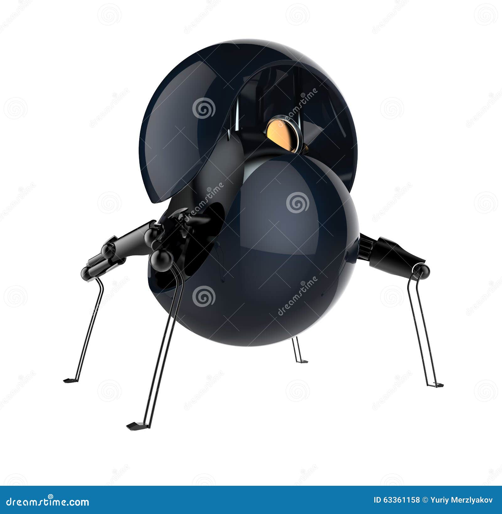 Spybot stock de ilustración. Ilustración de dimensional - 63361158