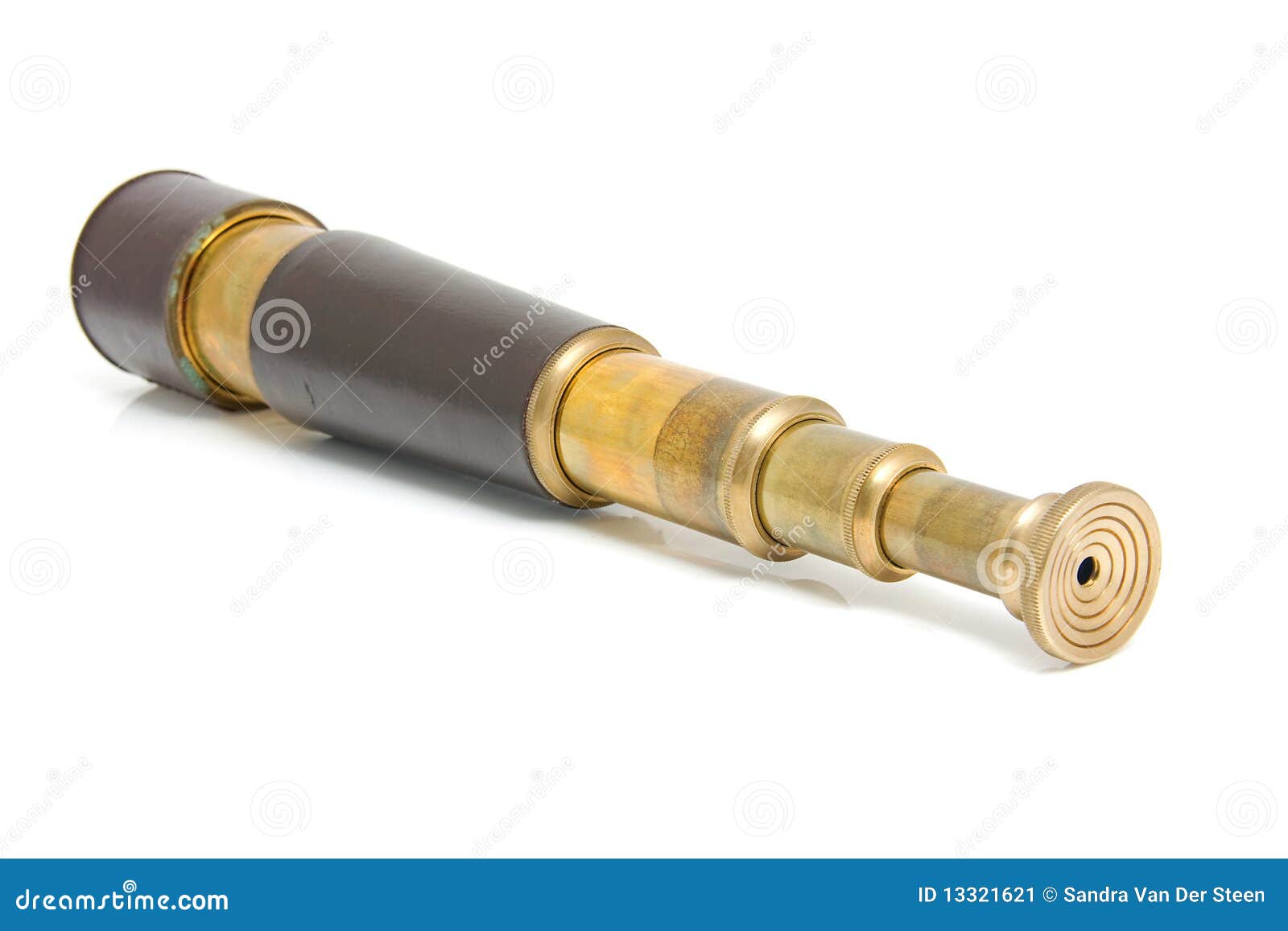 Spyglass Pirate Scope Monocular Stock Image - Image of surveillance ...