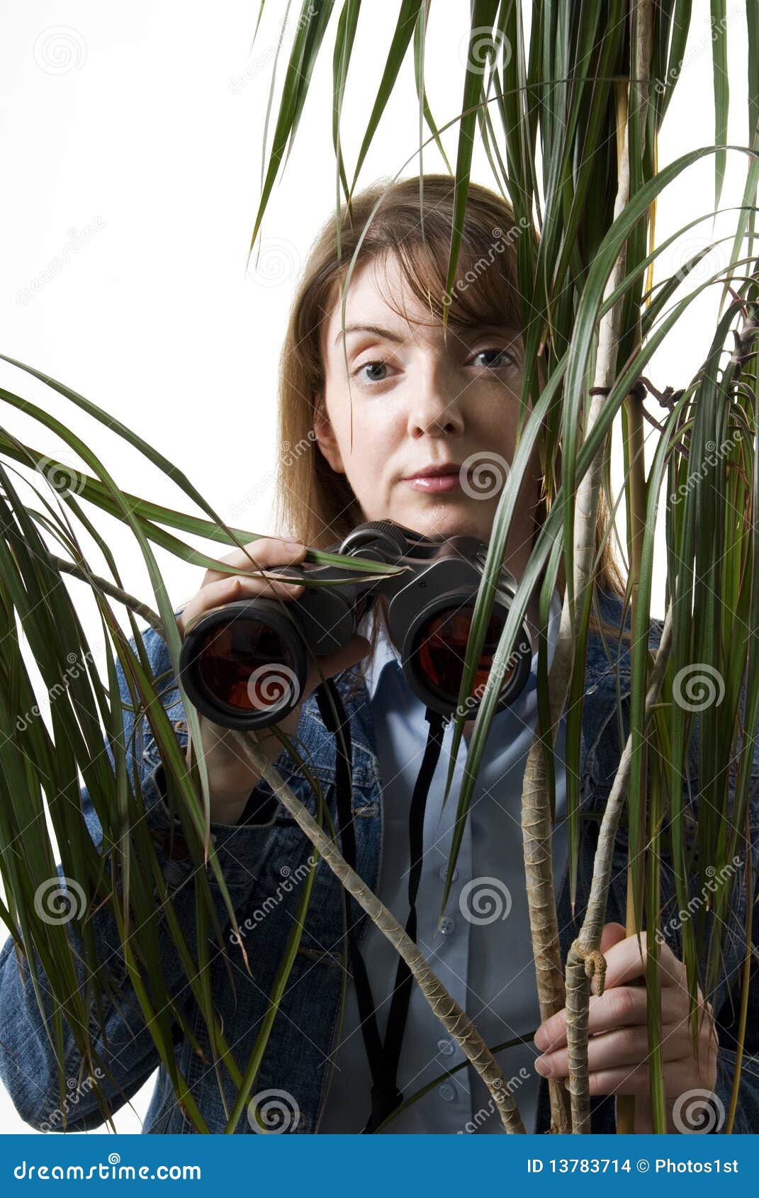 Spying stock photo. Image of pretty, hiding, security - 13783714