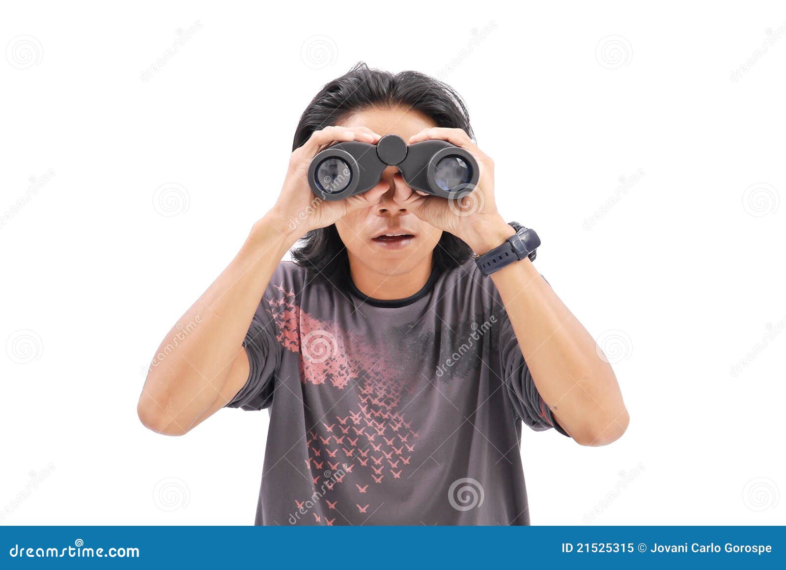 Spying on Someone stock image. Image of black, event - 21525315