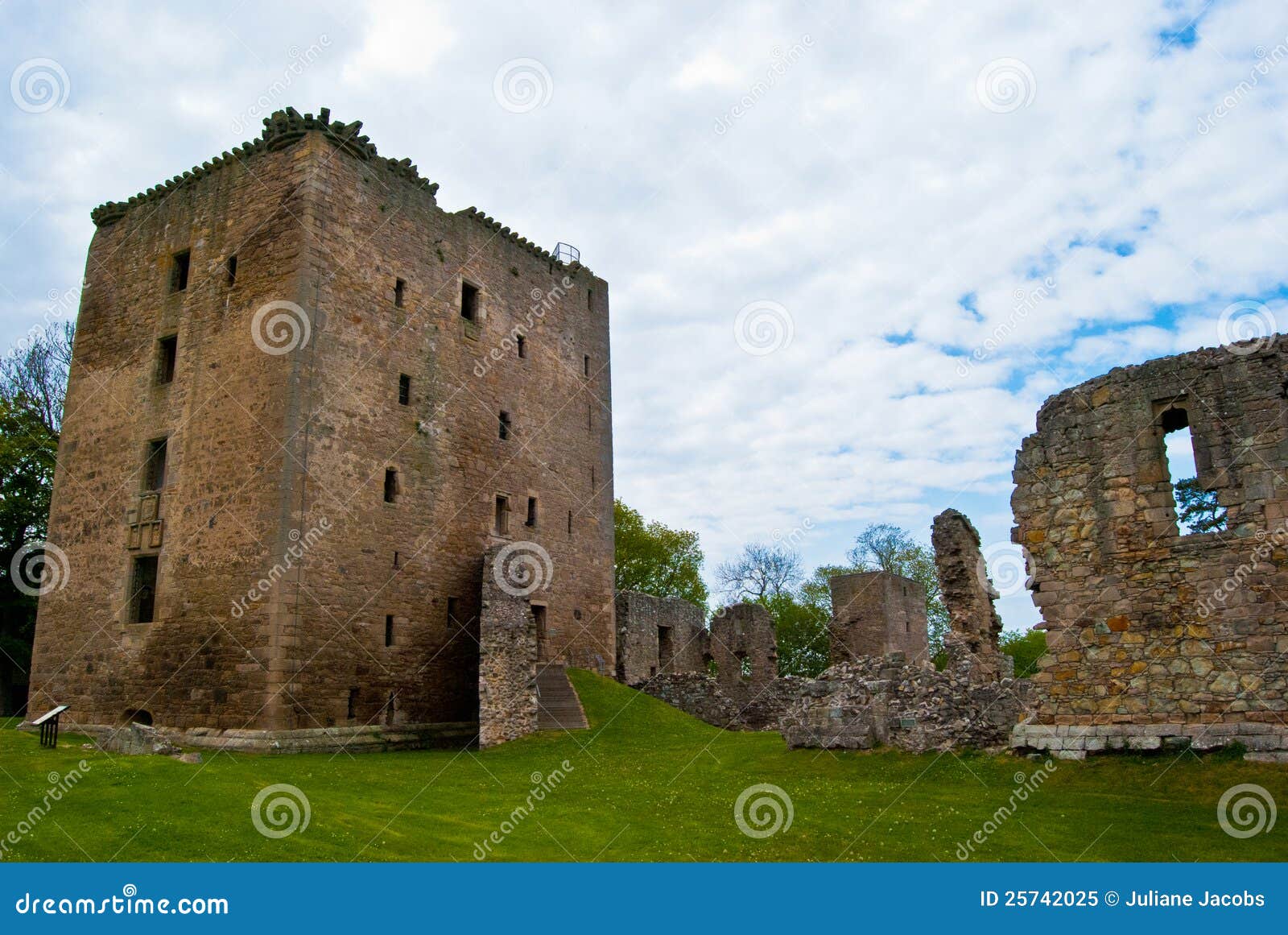 Spynie Palace stock image. Image of architecture, landmark - 25742025