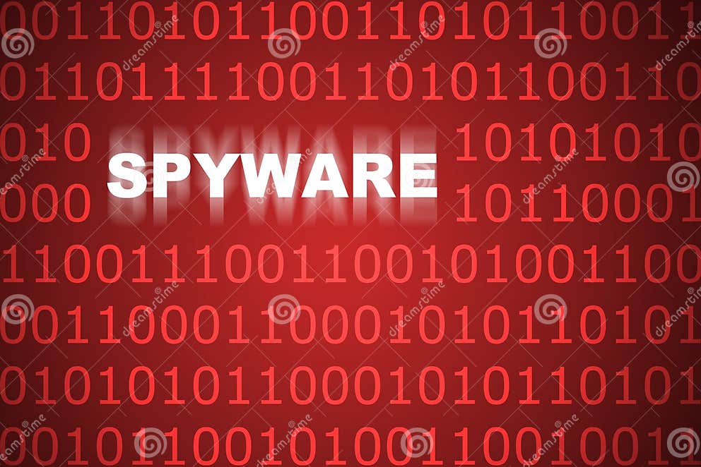 Spyware Abstract Background Stock Illustration - Illustration of code ...