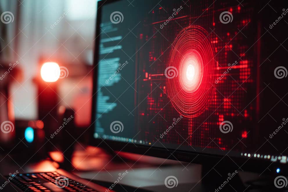 Spyware Warning on a Computer Screen,protecting Devices from Spyware ...