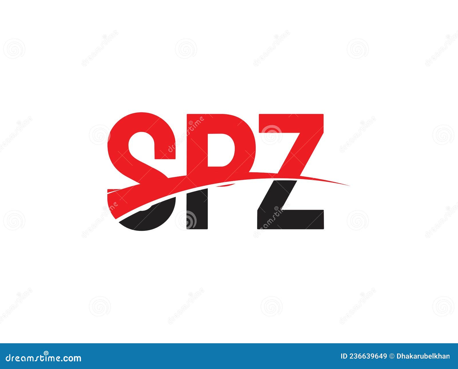 SPZ Letter Initial Logo Design Vector Illustration Stock Vector ...