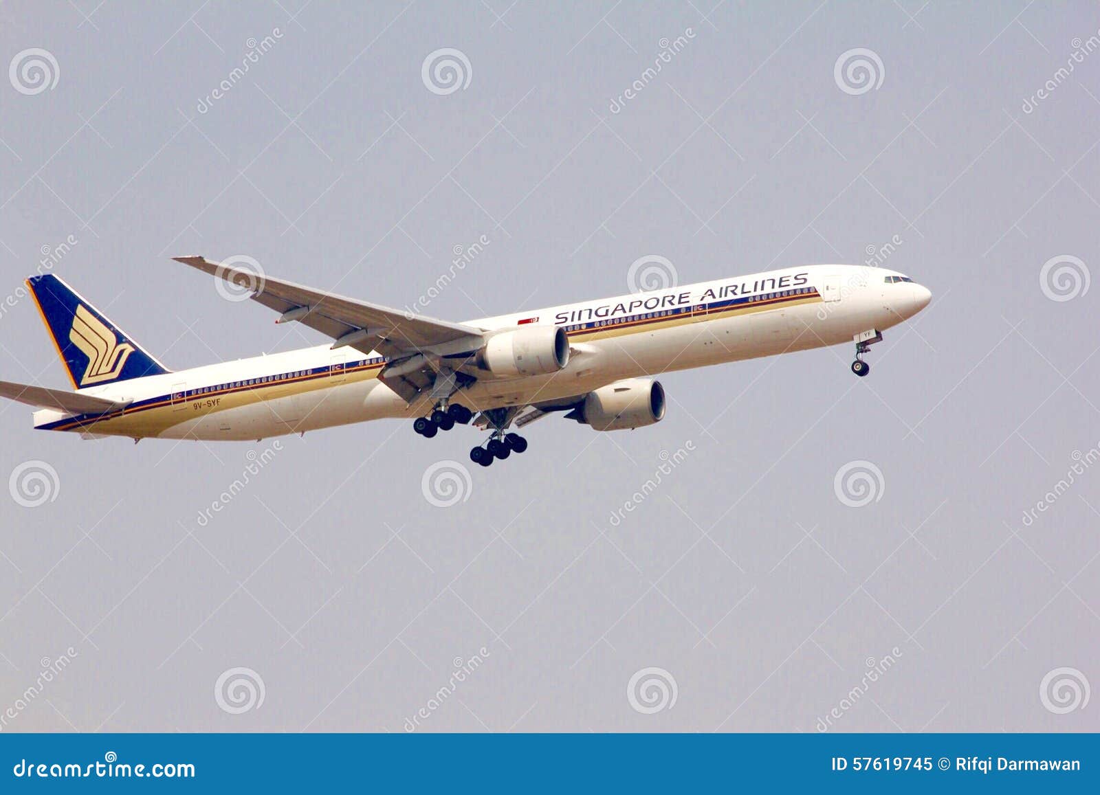 SQ 777 editorial image. Image of singapore, boeing, airlines - 57619745