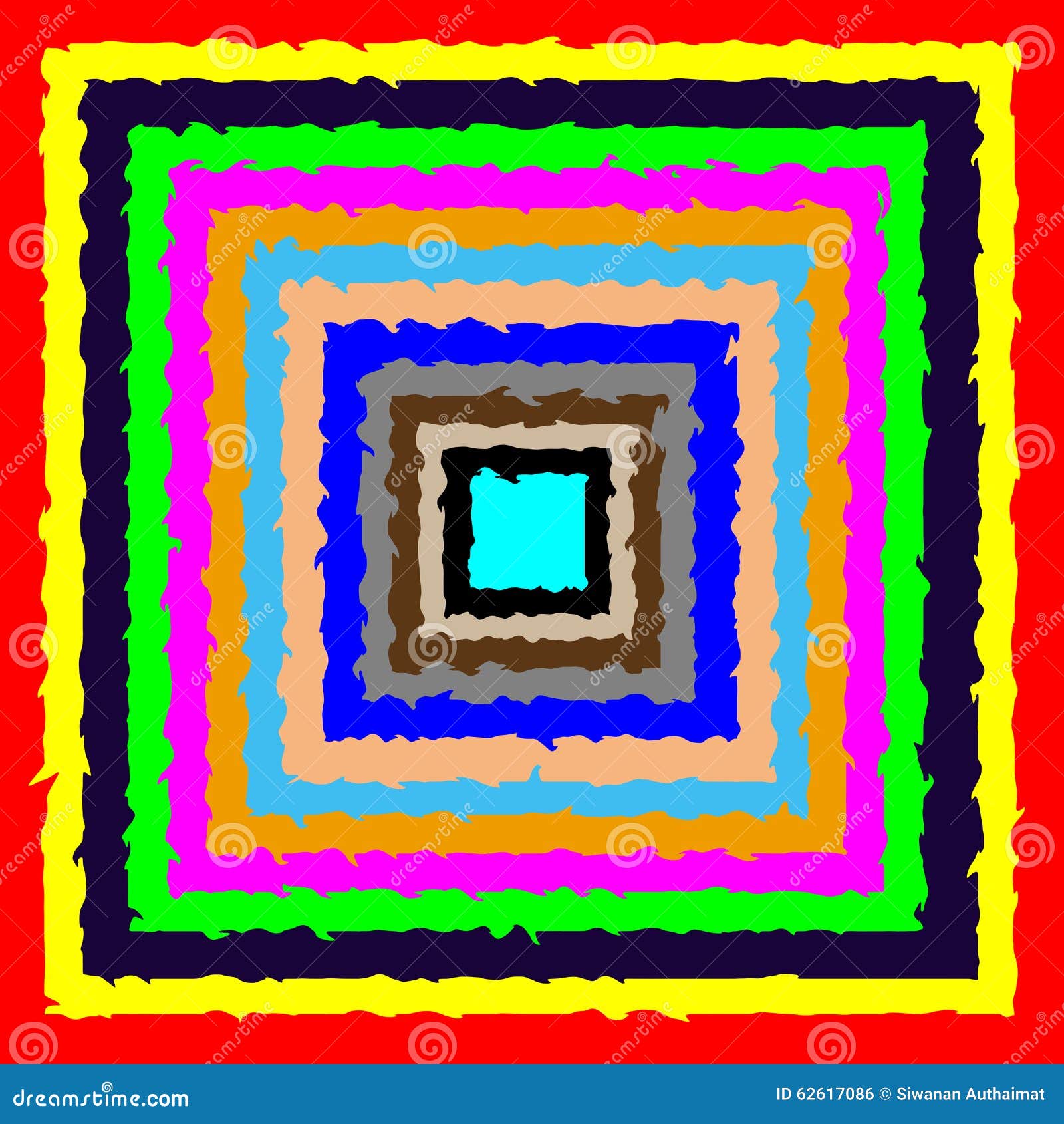 Sqare color of colorful stock illustration. Illustration of yellow ...