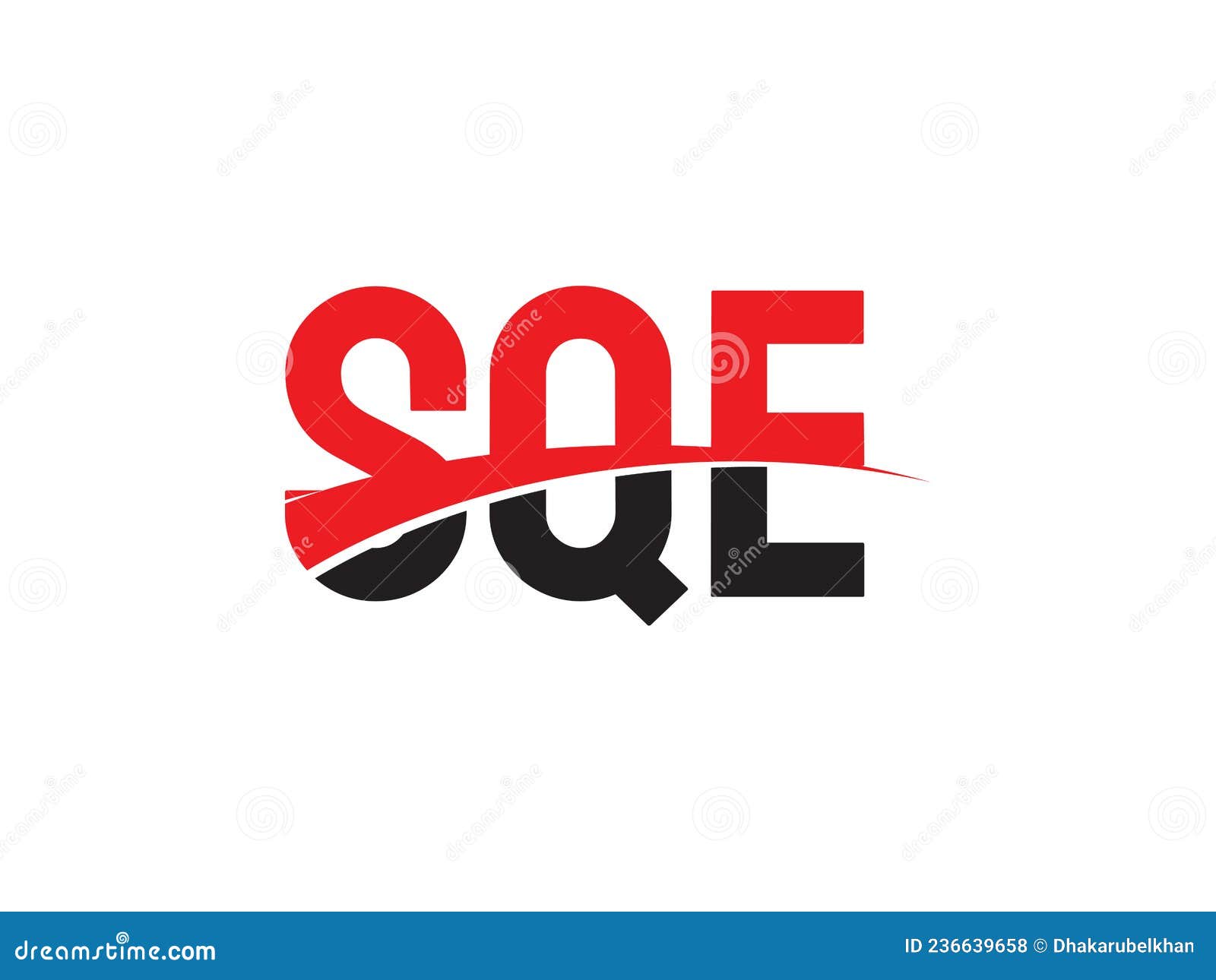 SQE Letter Initial Logo Design Vector Illustration Stock Vector ...
