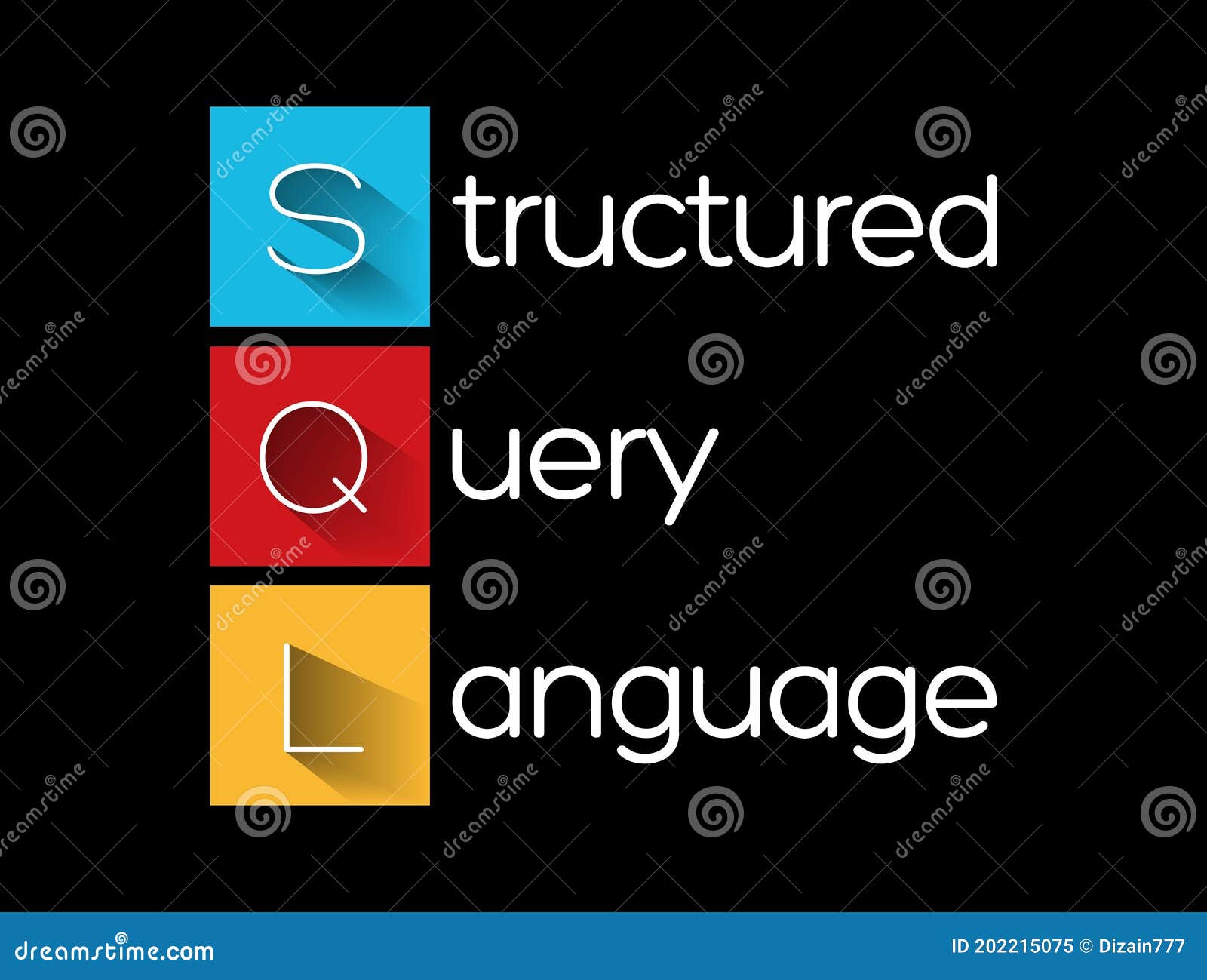 SQL - Structured Query Language Acronym Stock Illustration ... SQL - Structured Query Language Acronym Stock Illustration ...