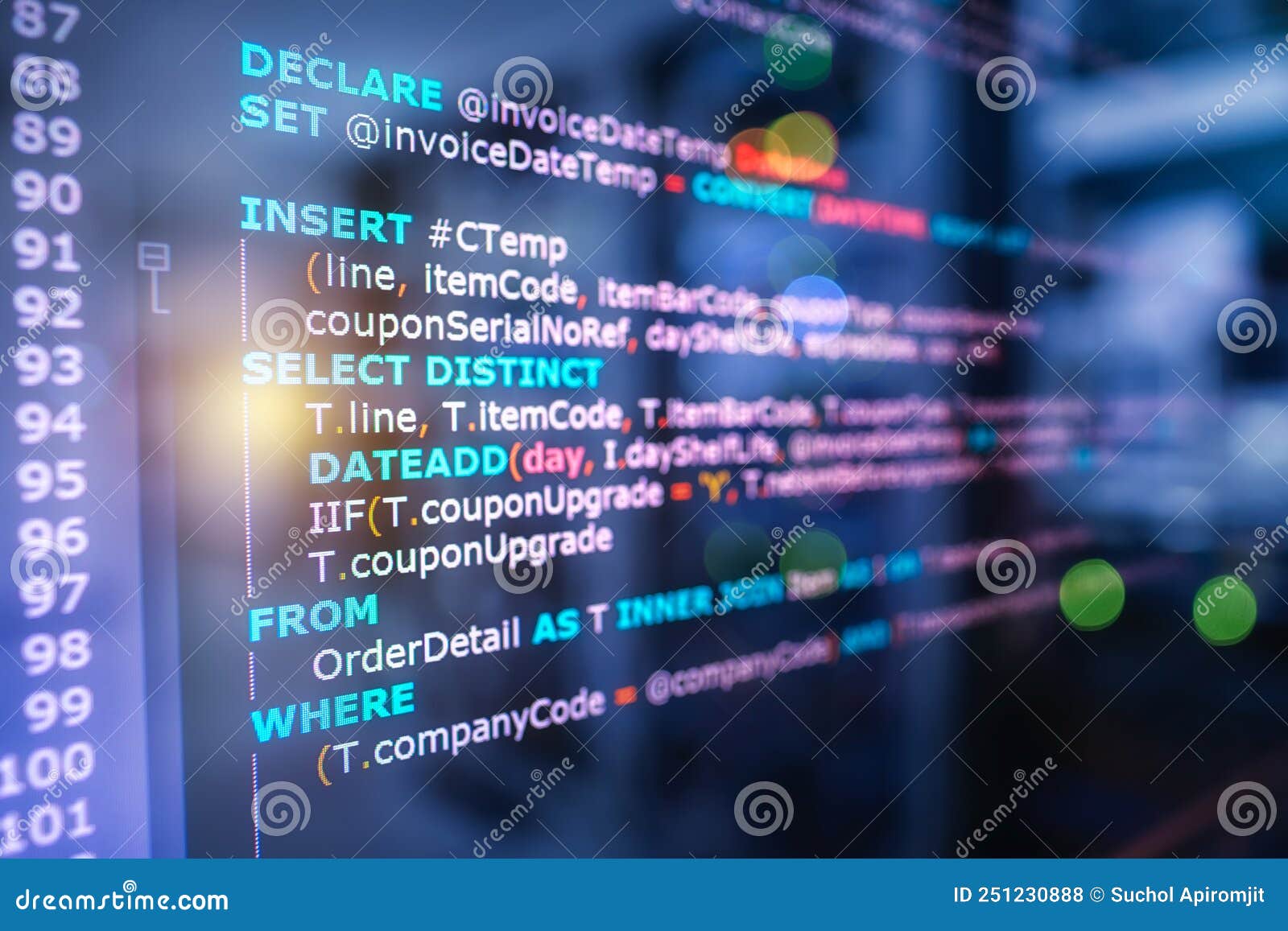 SQL (Structured Query Language) Code On Computer Monitor Royalty-Free ... SQL (Structured Query Language) Code On Computer Monitor Royalty-Free ...