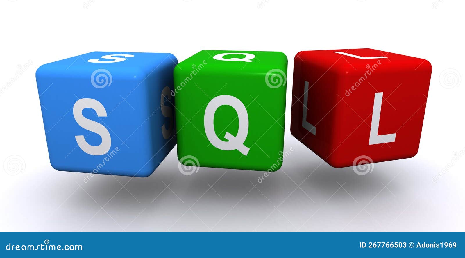 Sql word block on white stock illustration. Illustration of rounded ...