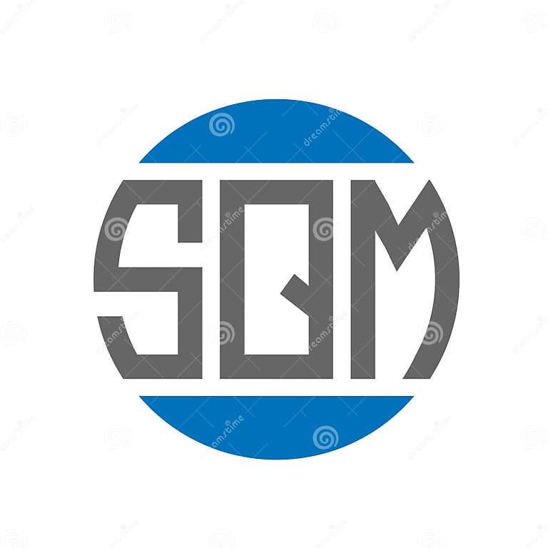 SQM Letter Logo Design on White Background. SQM Creative Initials ...
