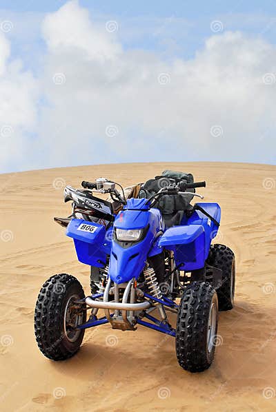 Squad Bike in the Desert stock photo. Image of desert - 5249854