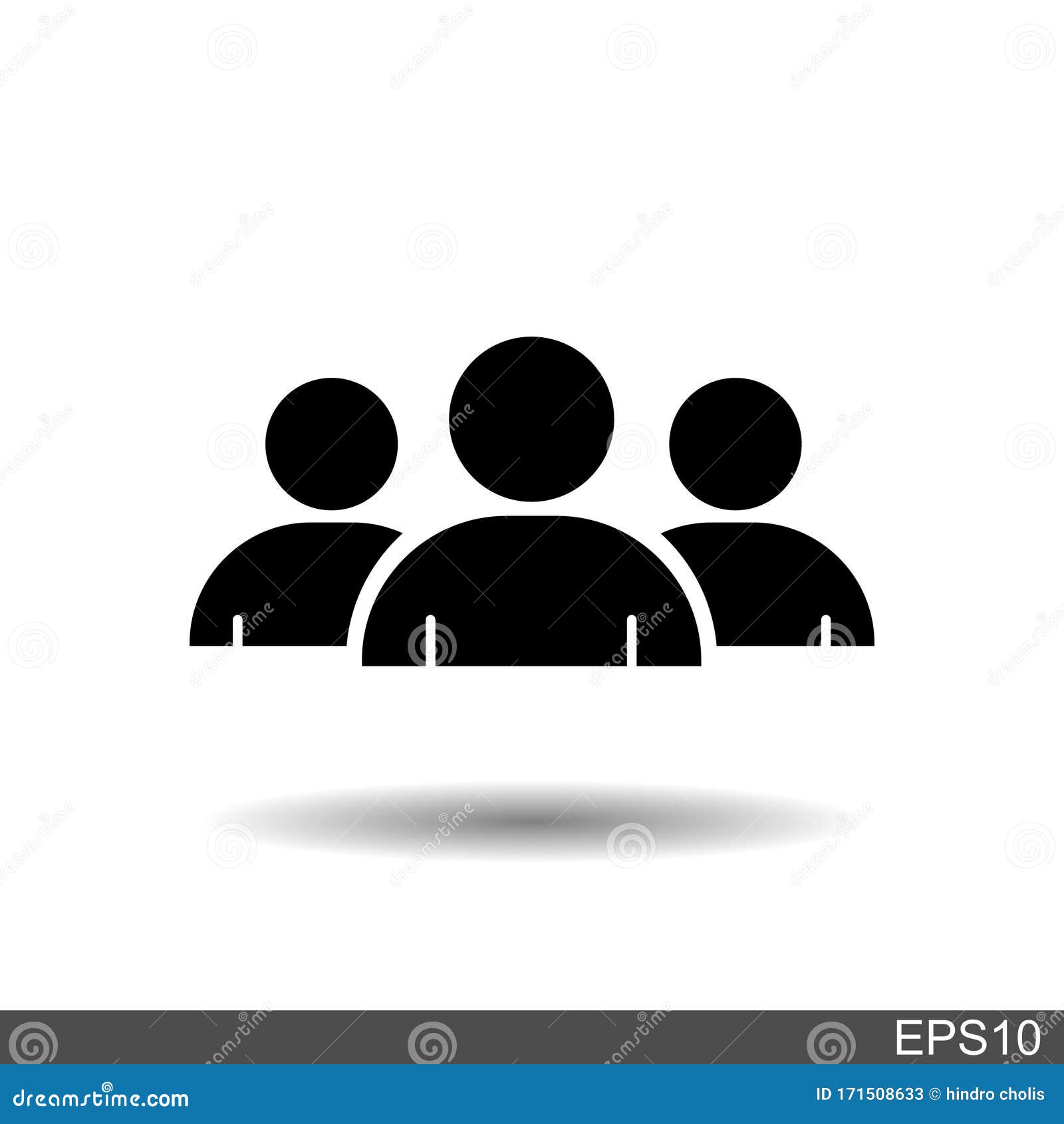 Squad Icon Vector Illustration Stock Vector - Illustration of head ...