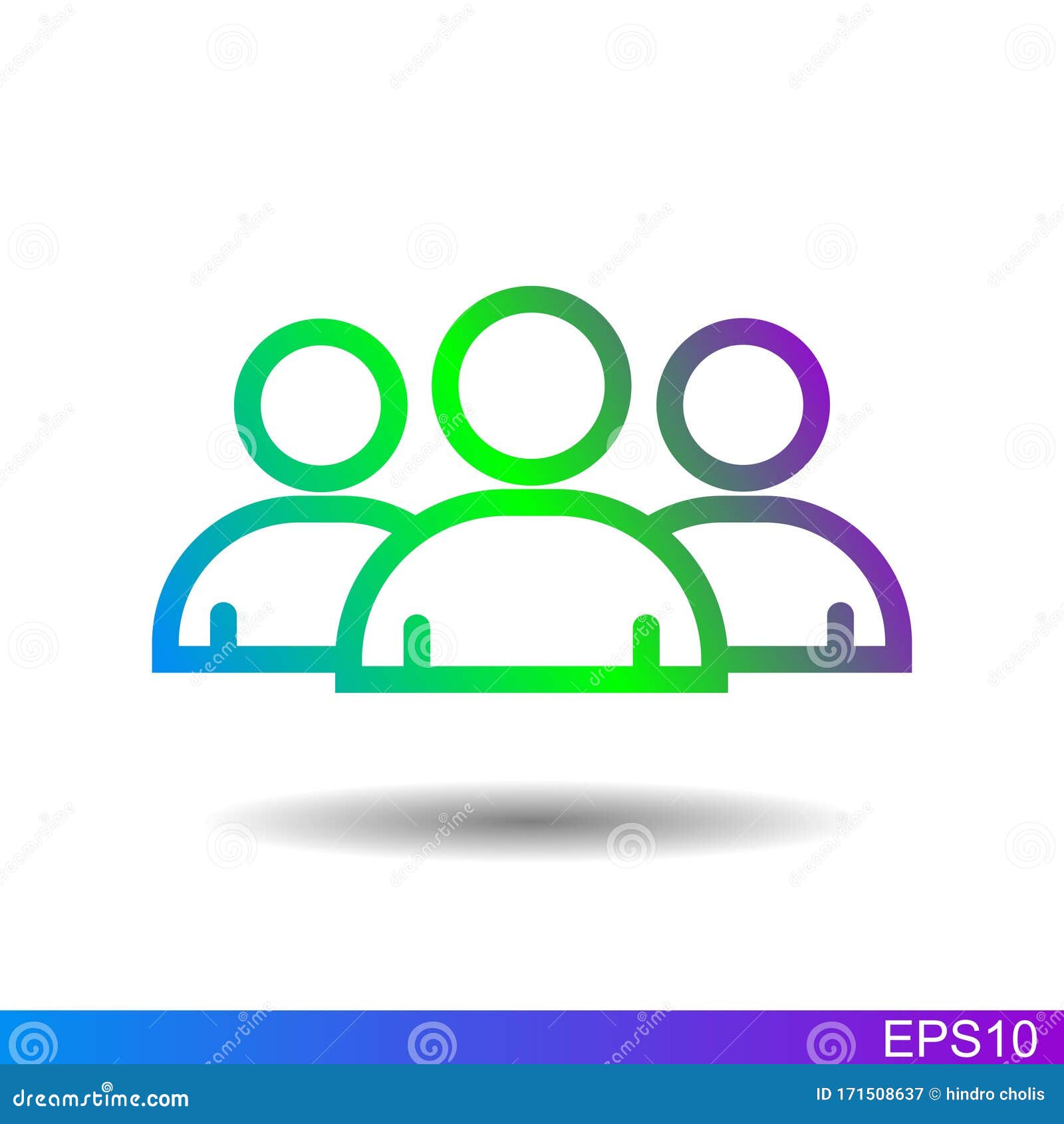 Squad Outline Icon Cartoon Vector | CartoonDealer.com #171508629