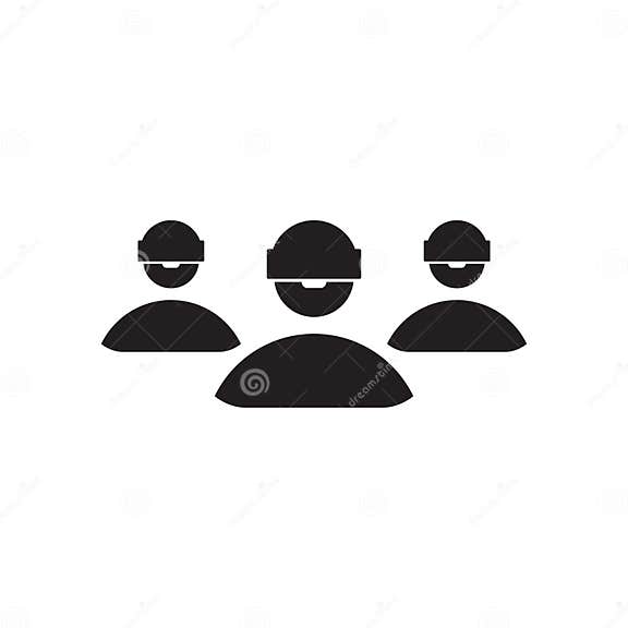 Squad Vector Icon Logo Design Stock Vector - Illustration of simple ...
