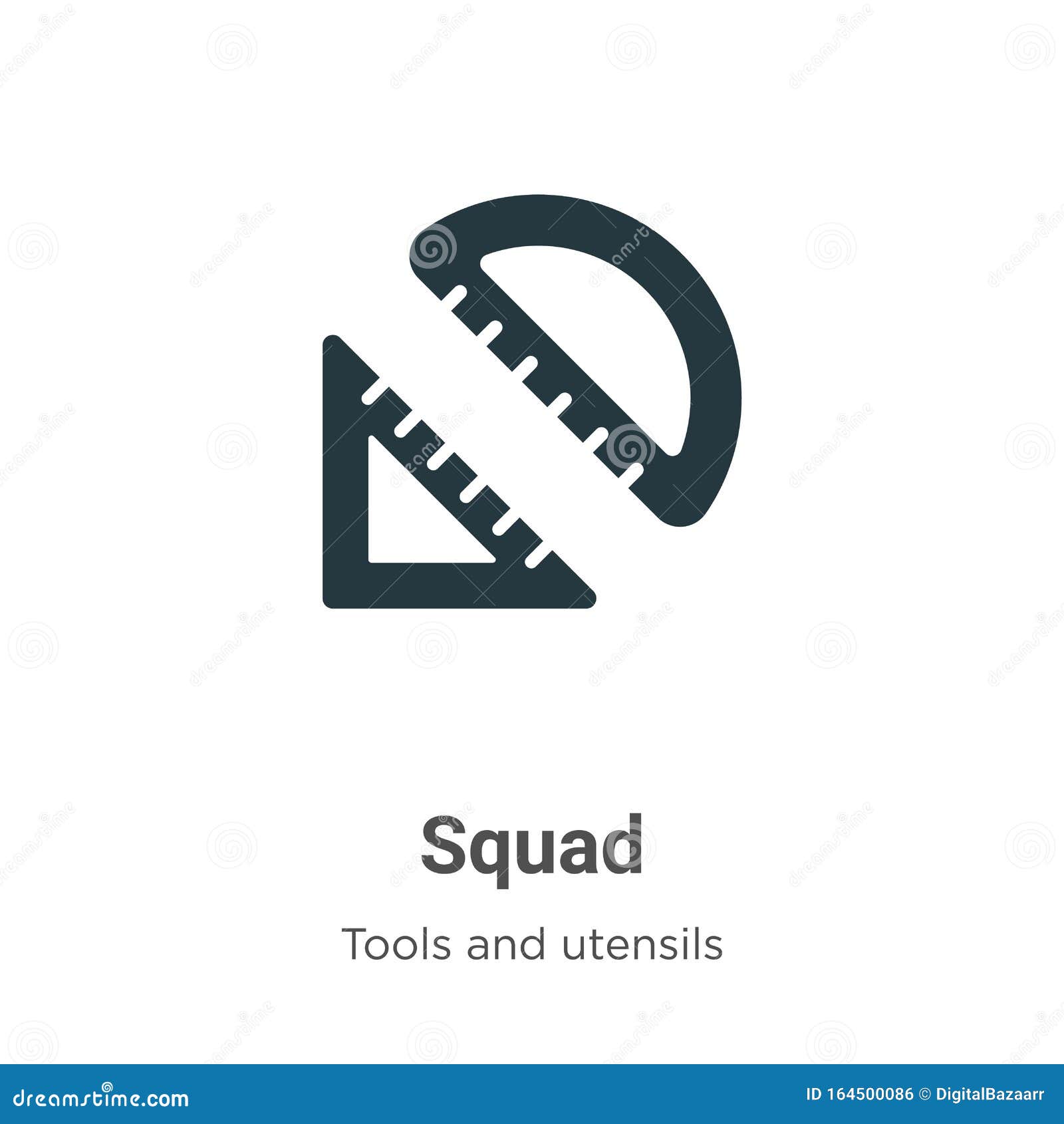 Squad Vector Icon on White Background. Flat Vector Squad Icon Symbol ...