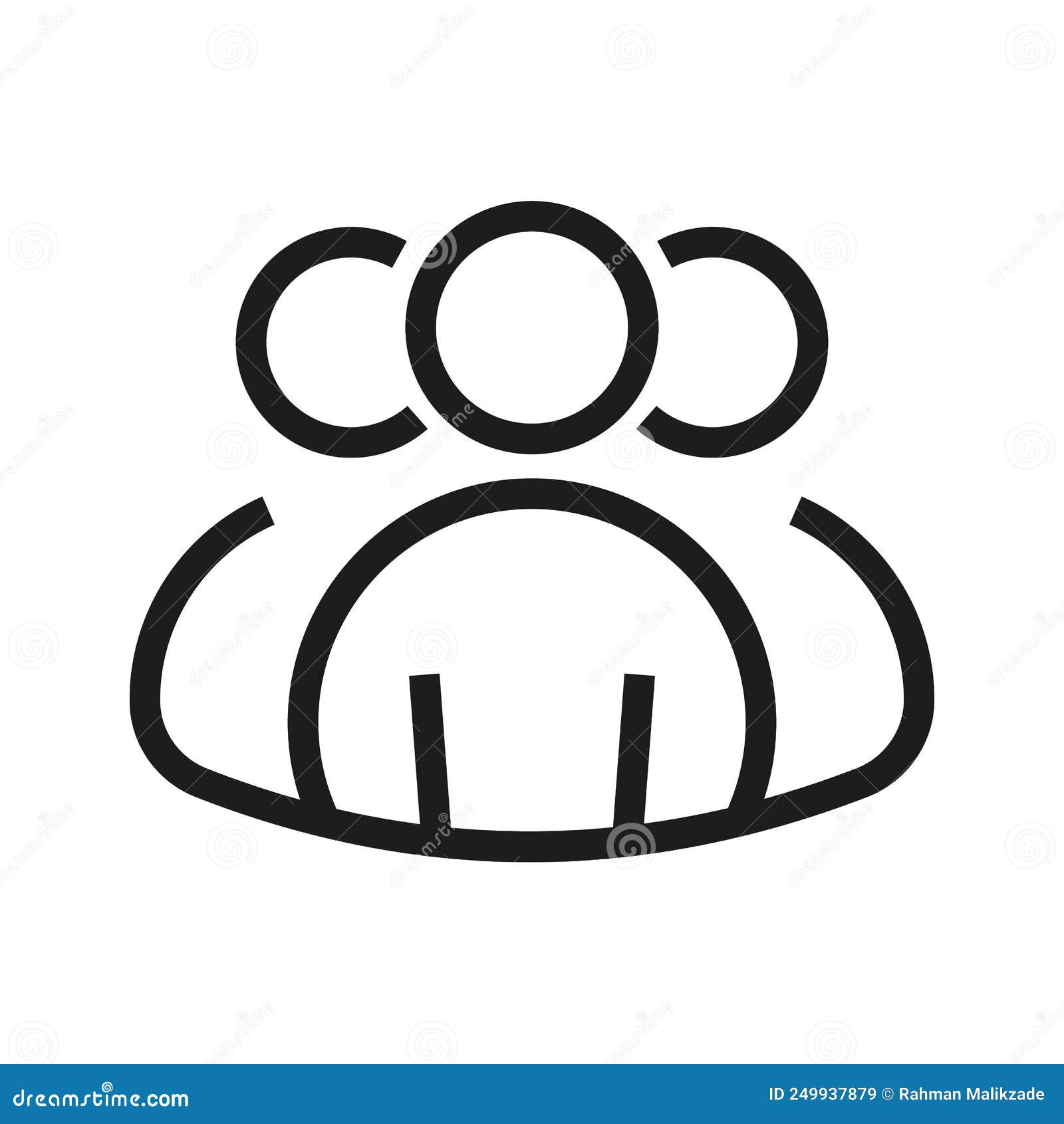 Squad Vector Line Icon. Simple Element Illustration. Squad Outline Icon ...
