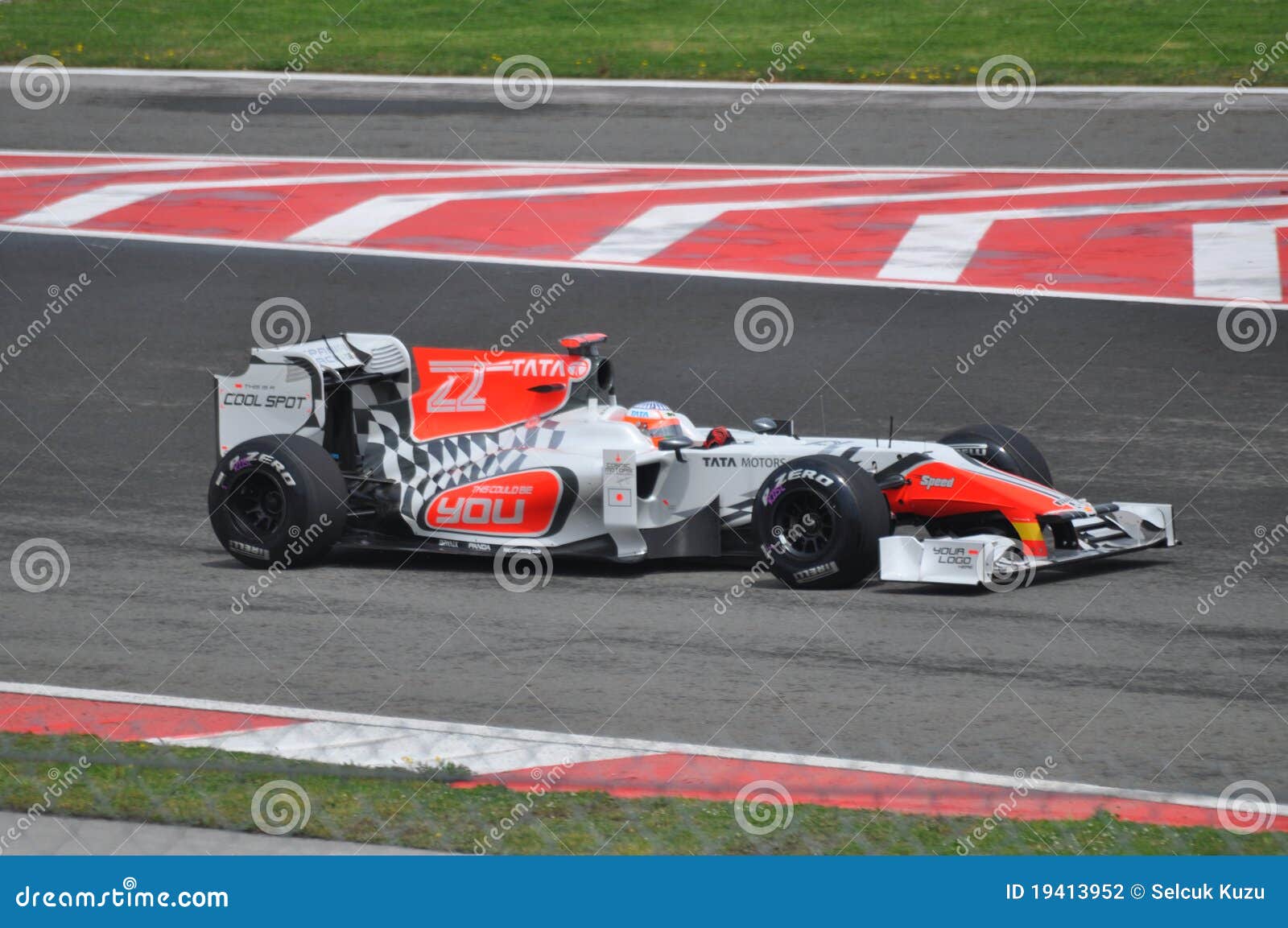 Squadra di HRT F1 fotografia editoriale. Immagine di formula - 19413952