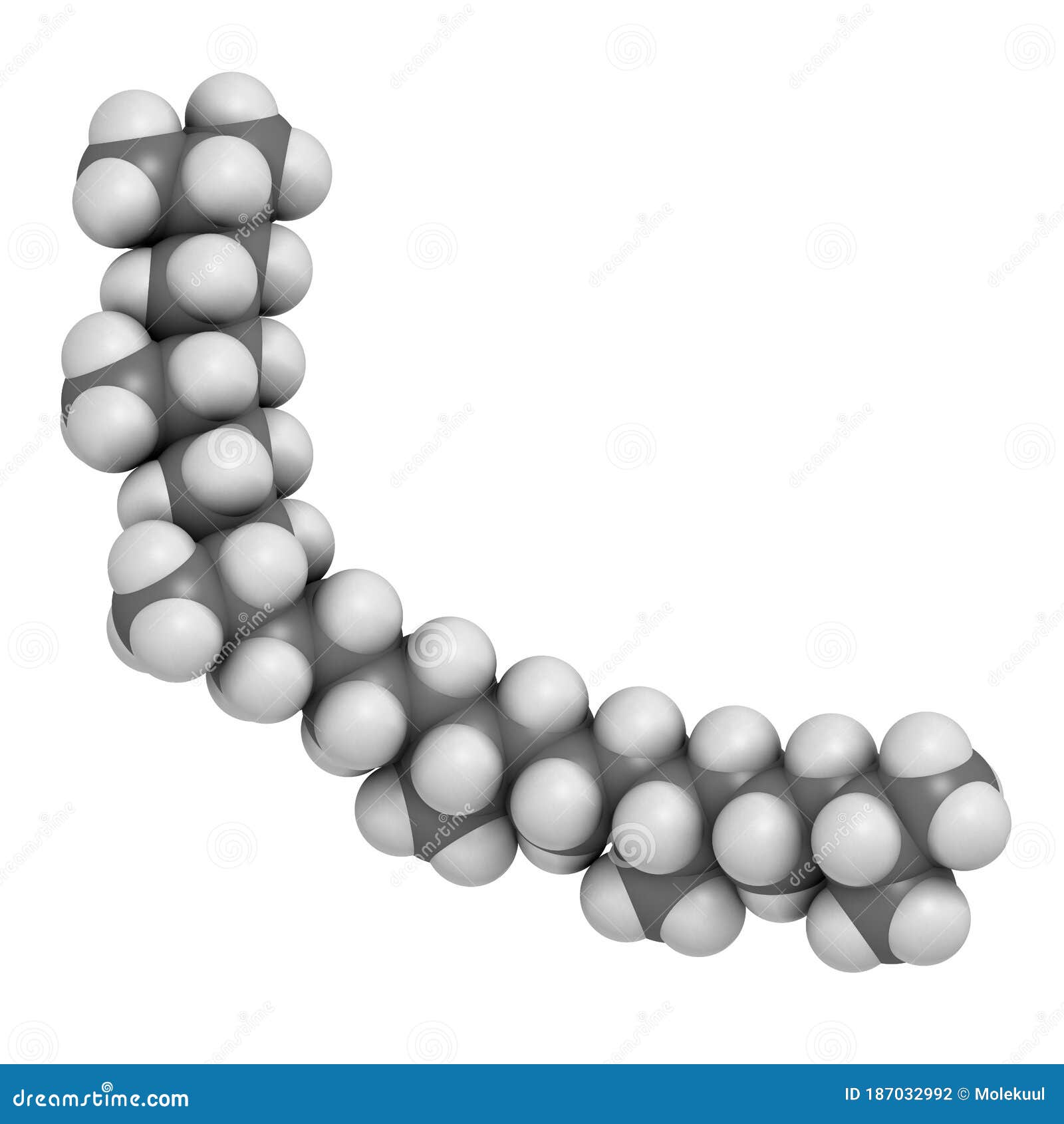Squalane Molecule, Molecular Structures, Derivative Squalene, 3d Model ...