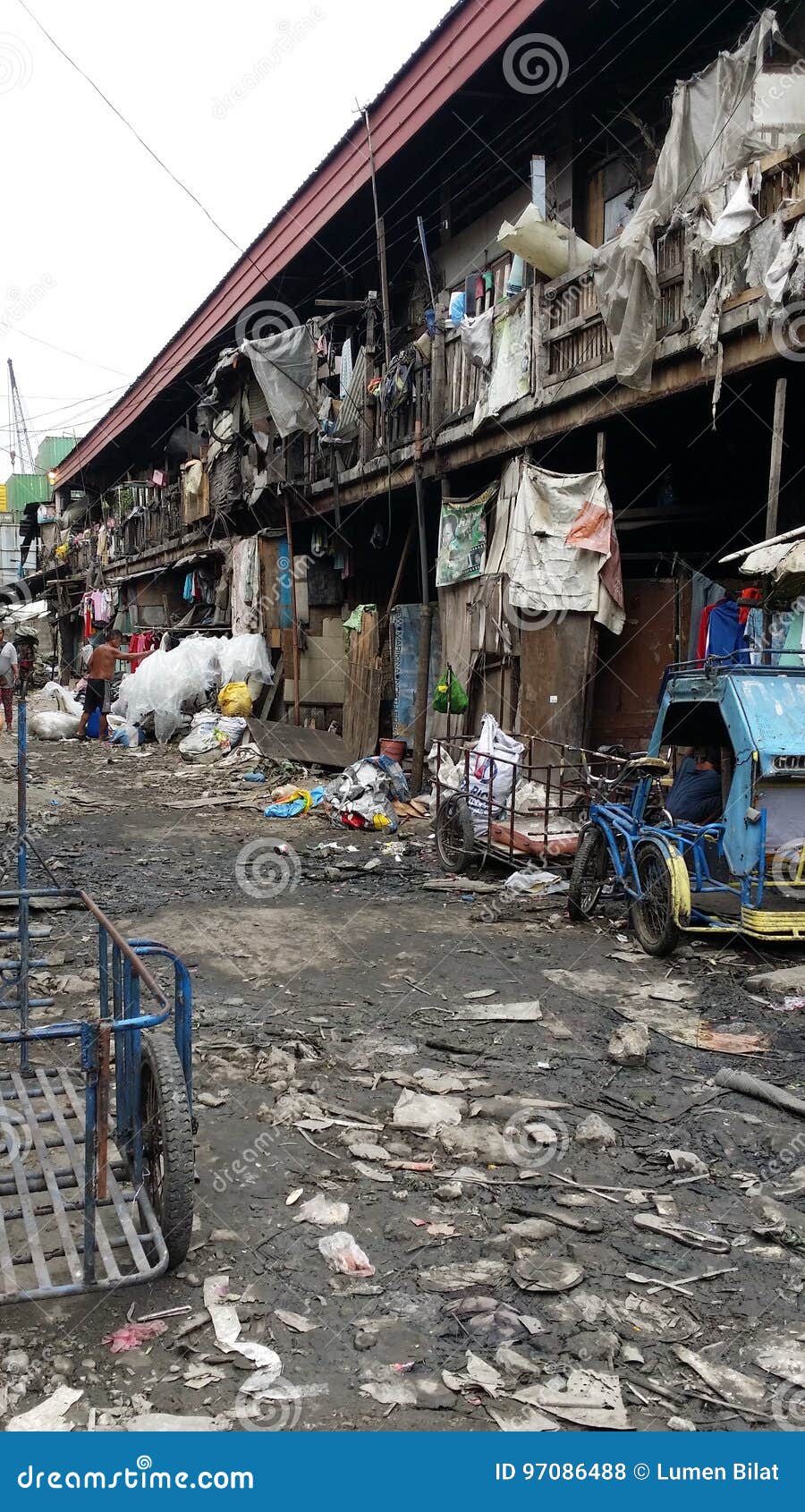 Squalid Living with the Trash Stock Photo - Image of trash ...