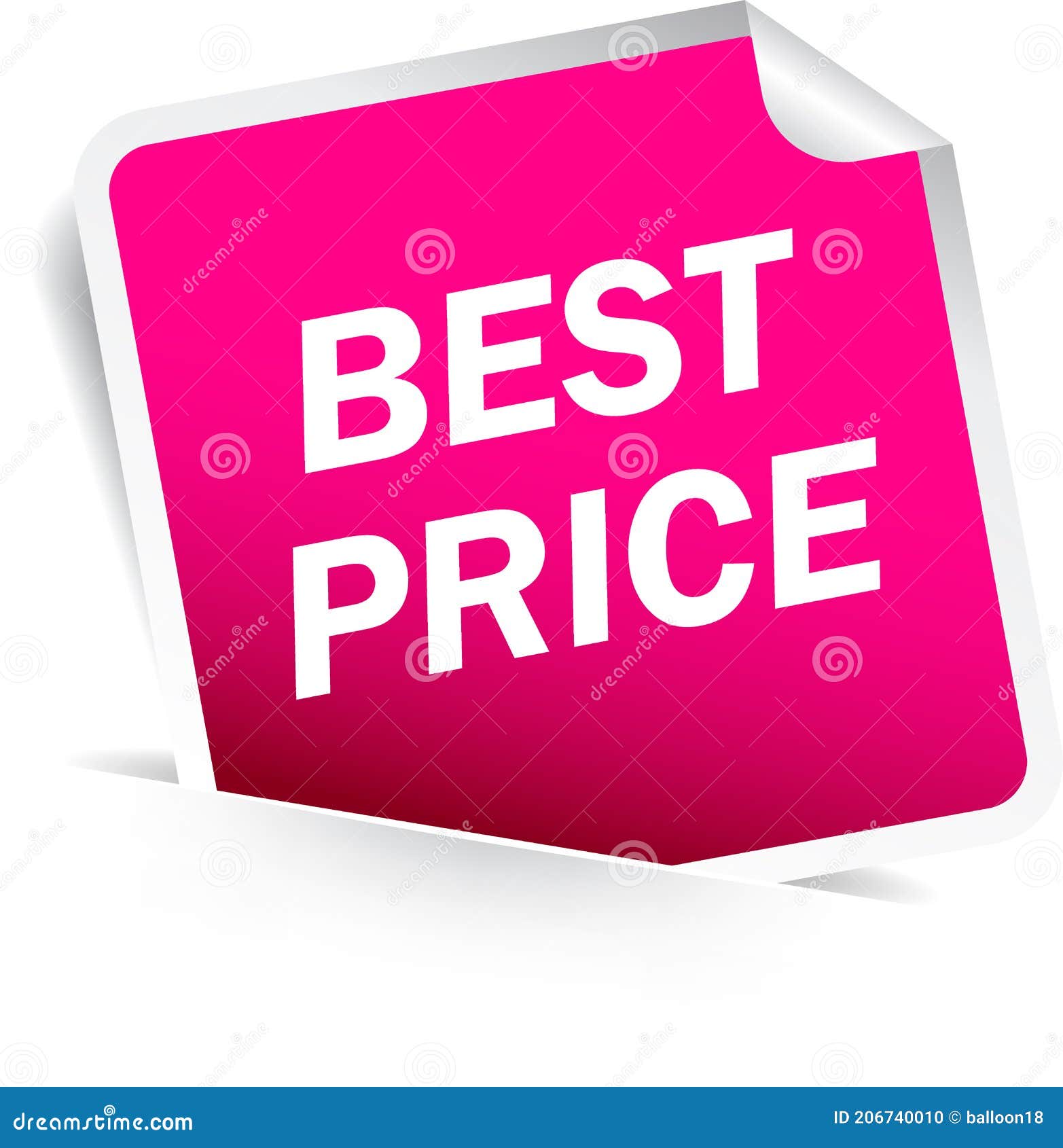 Best price sticker stock vector. Illustration of join - 206740010