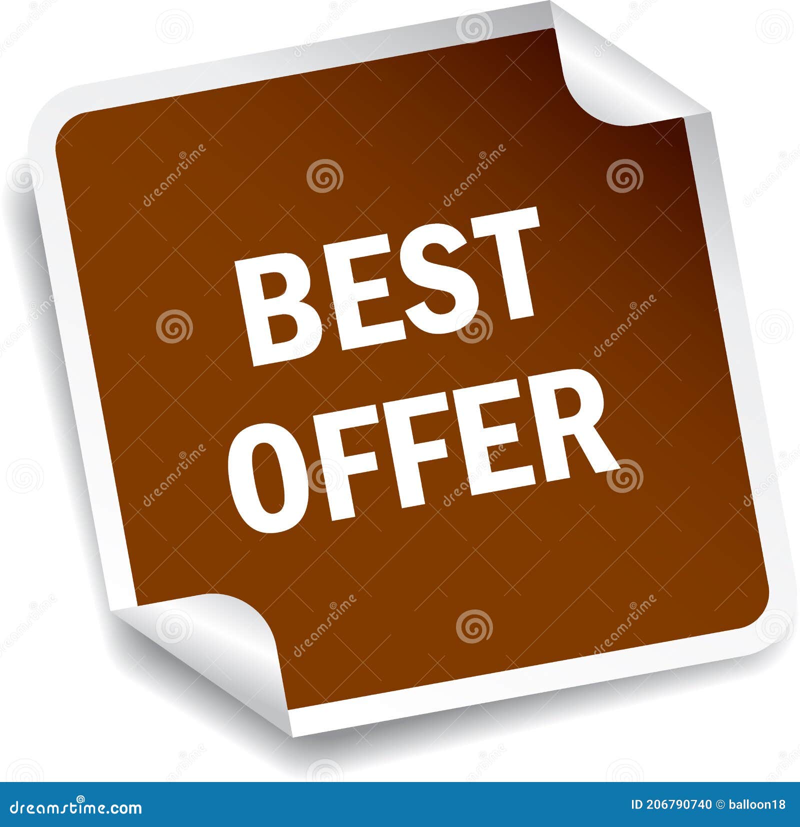 Best Offer vector sticker stock illustration. Illustration of final ...